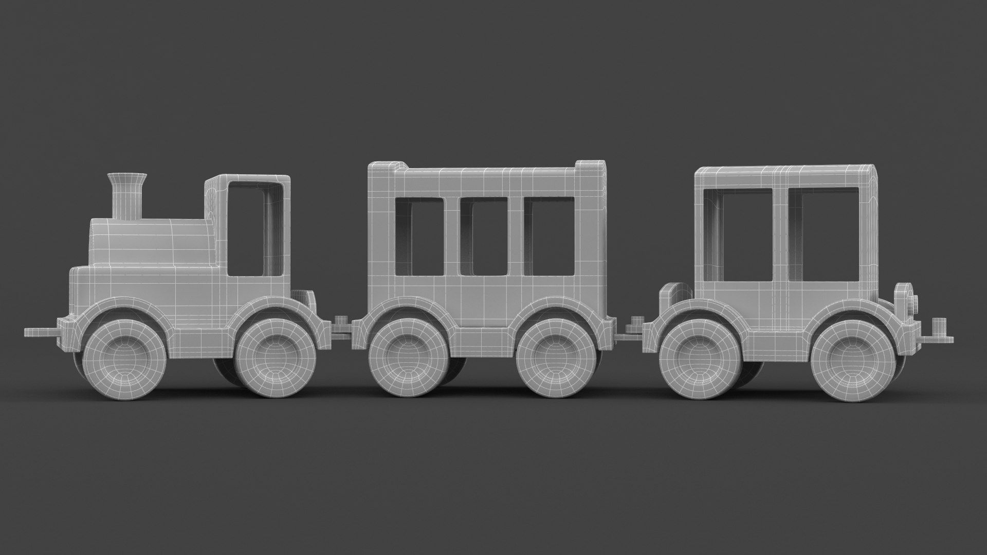 3D Toy Train - TurboSquid 1973146