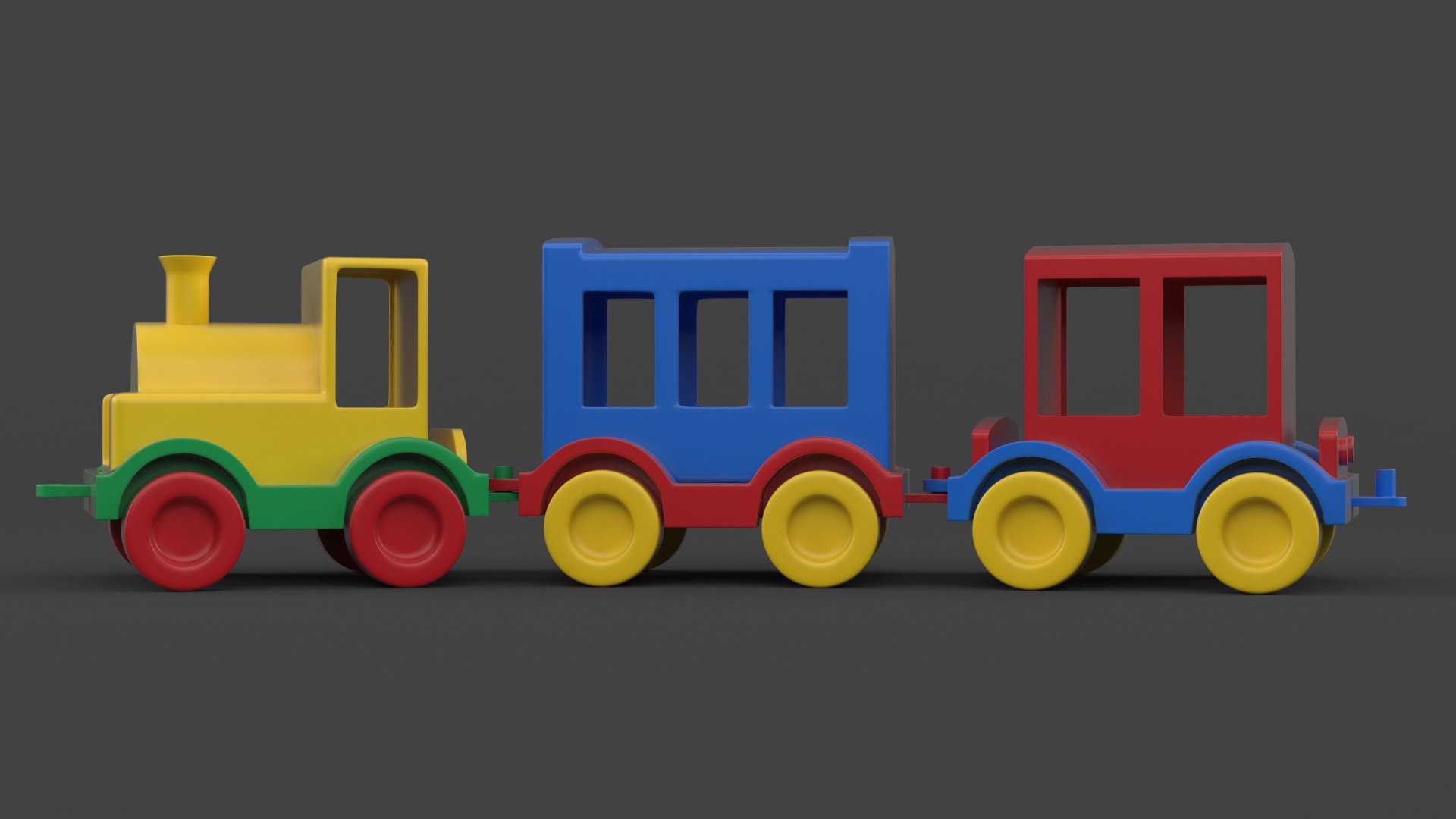 3D Toy Train - TurboSquid 1973146