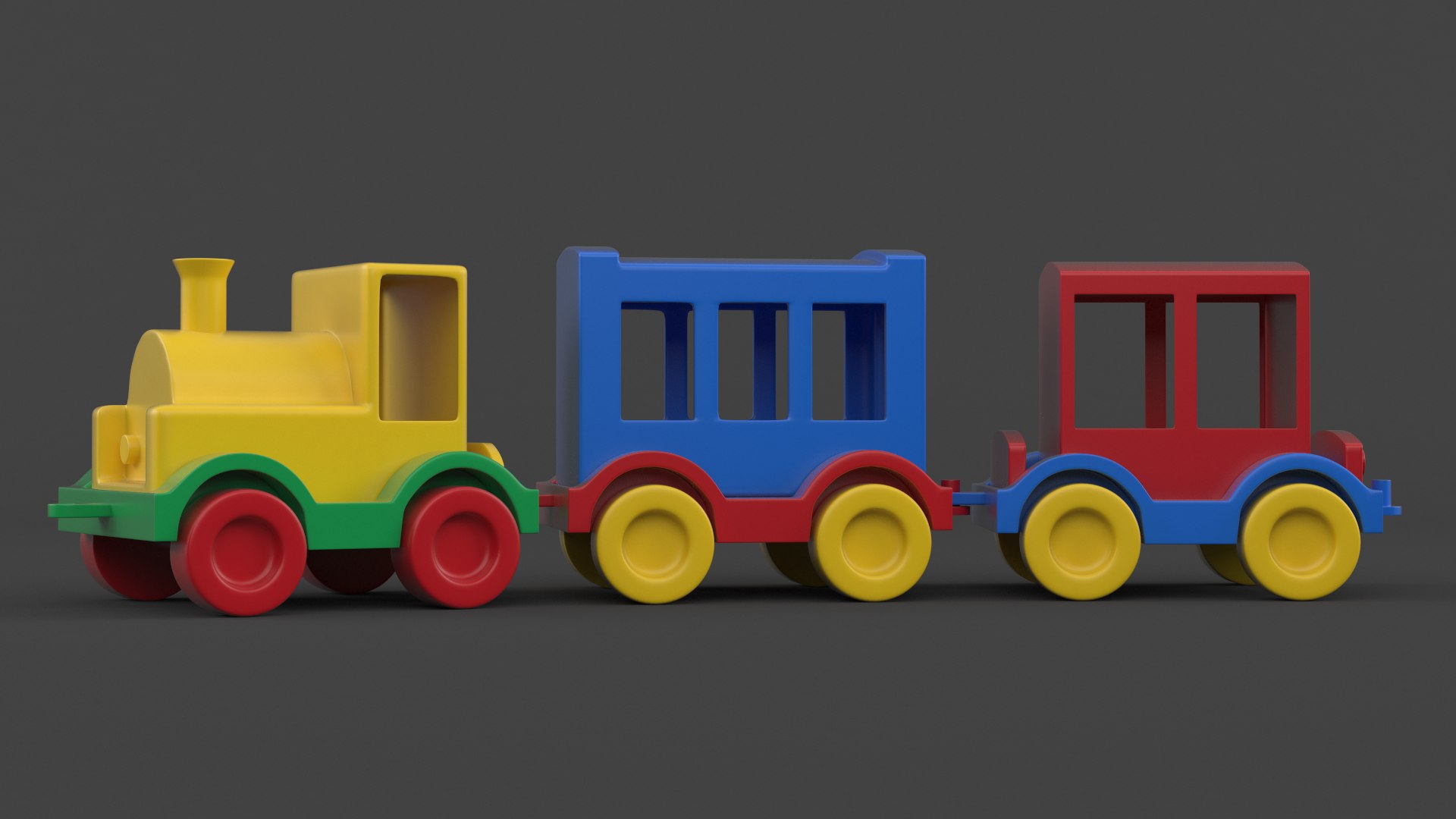 3D Toy Train - TurboSquid 1973146