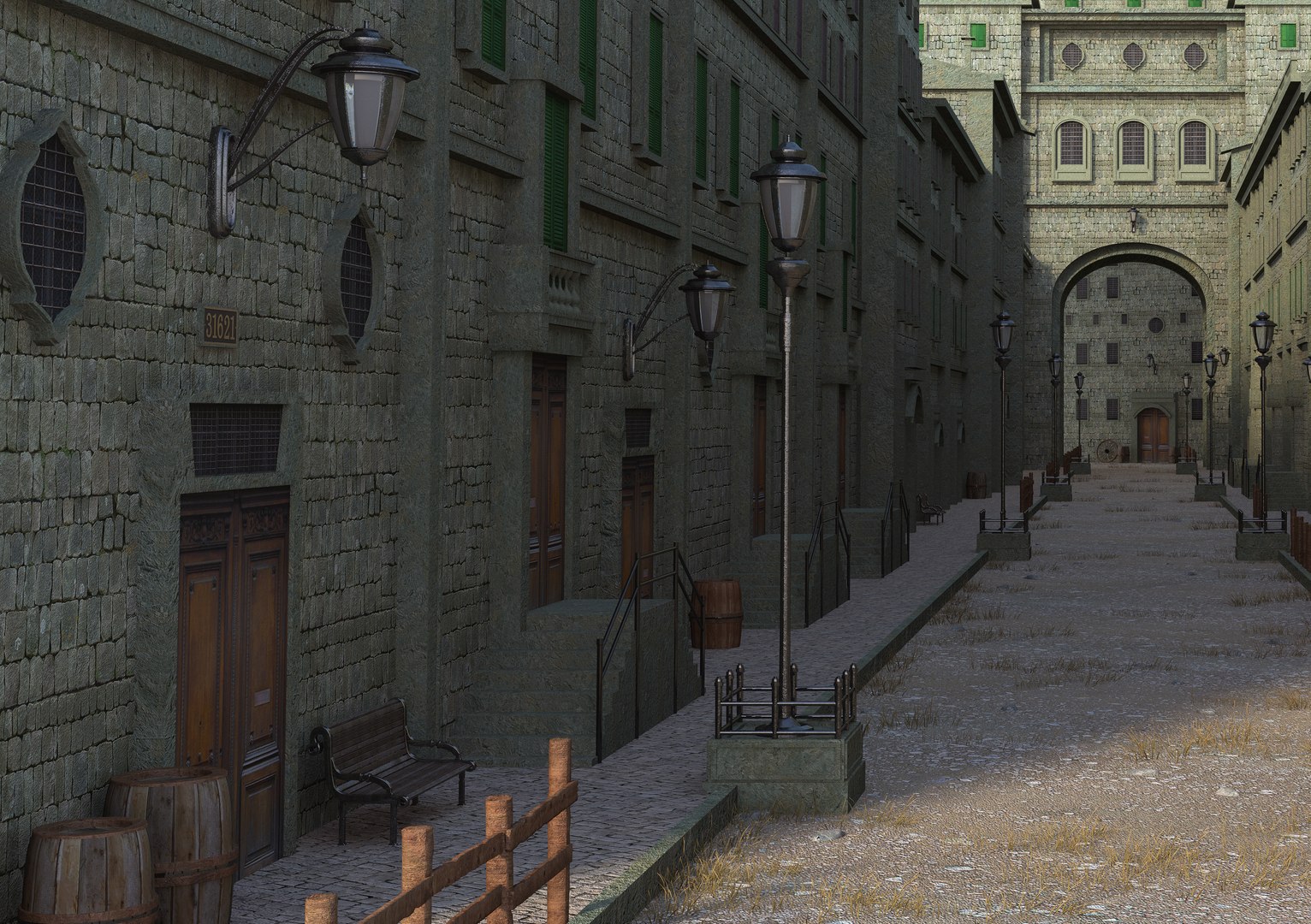 Street Medieval Fantasy 3D - TurboSquid 1421727