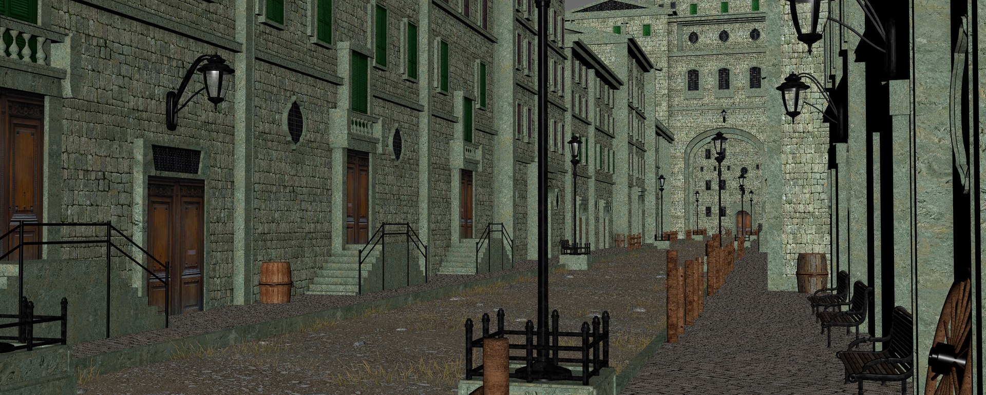Street Medieval Fantasy 3D - TurboSquid 1421727