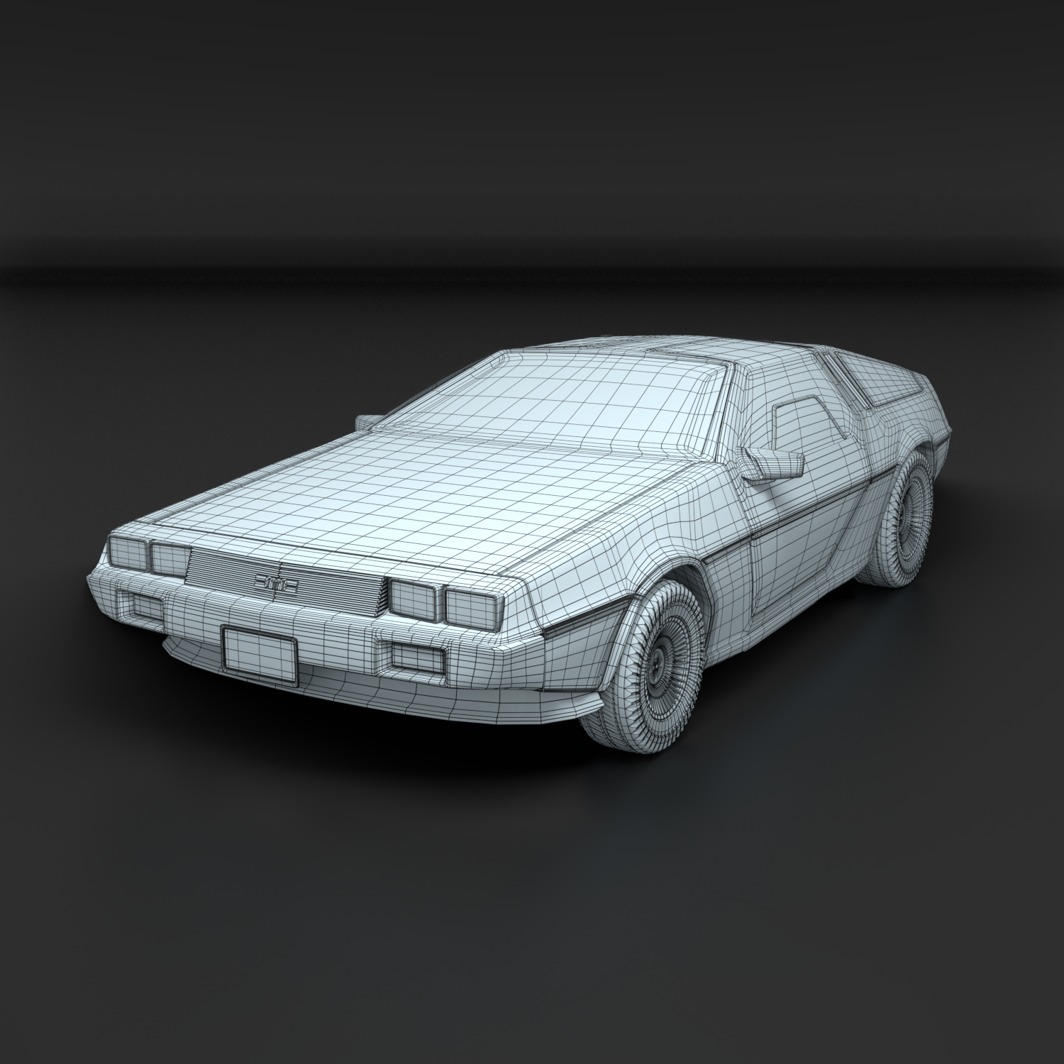 3D delorean dmc-12 model - TurboSquid 1560622
