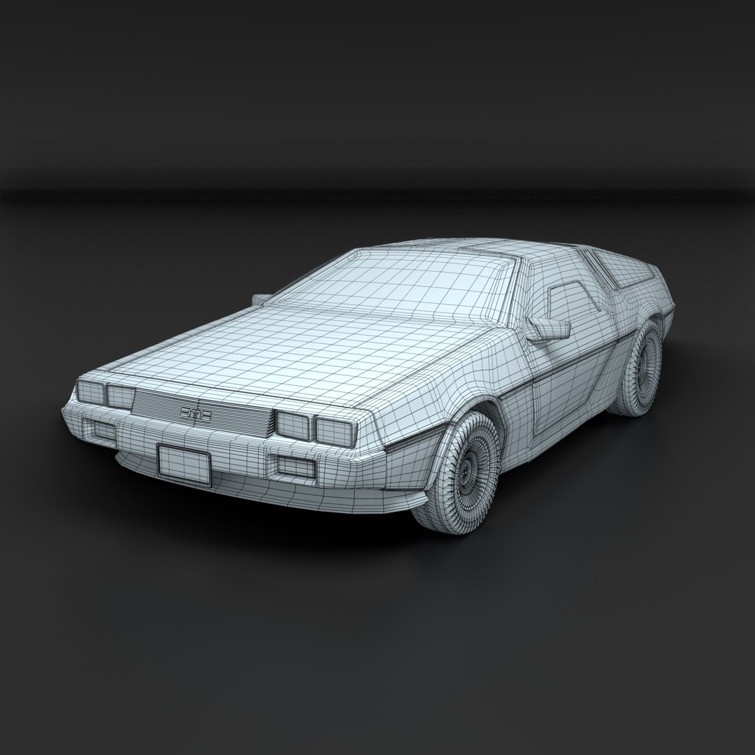 3D Delorean Dmc-12 Model - TurboSquid 1560622