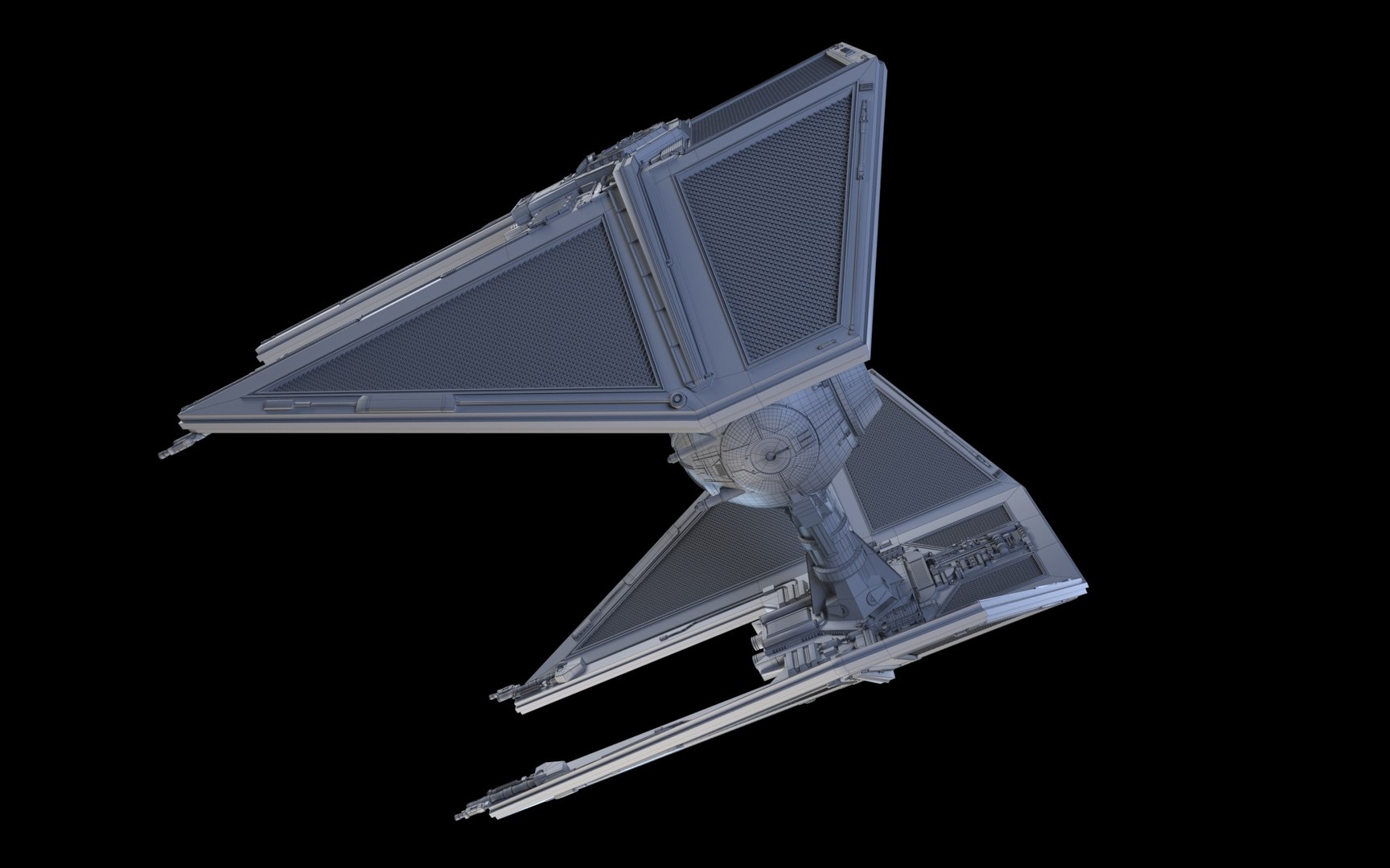 3D TIE Interceptor Star Wars - TurboSquid 2314917
