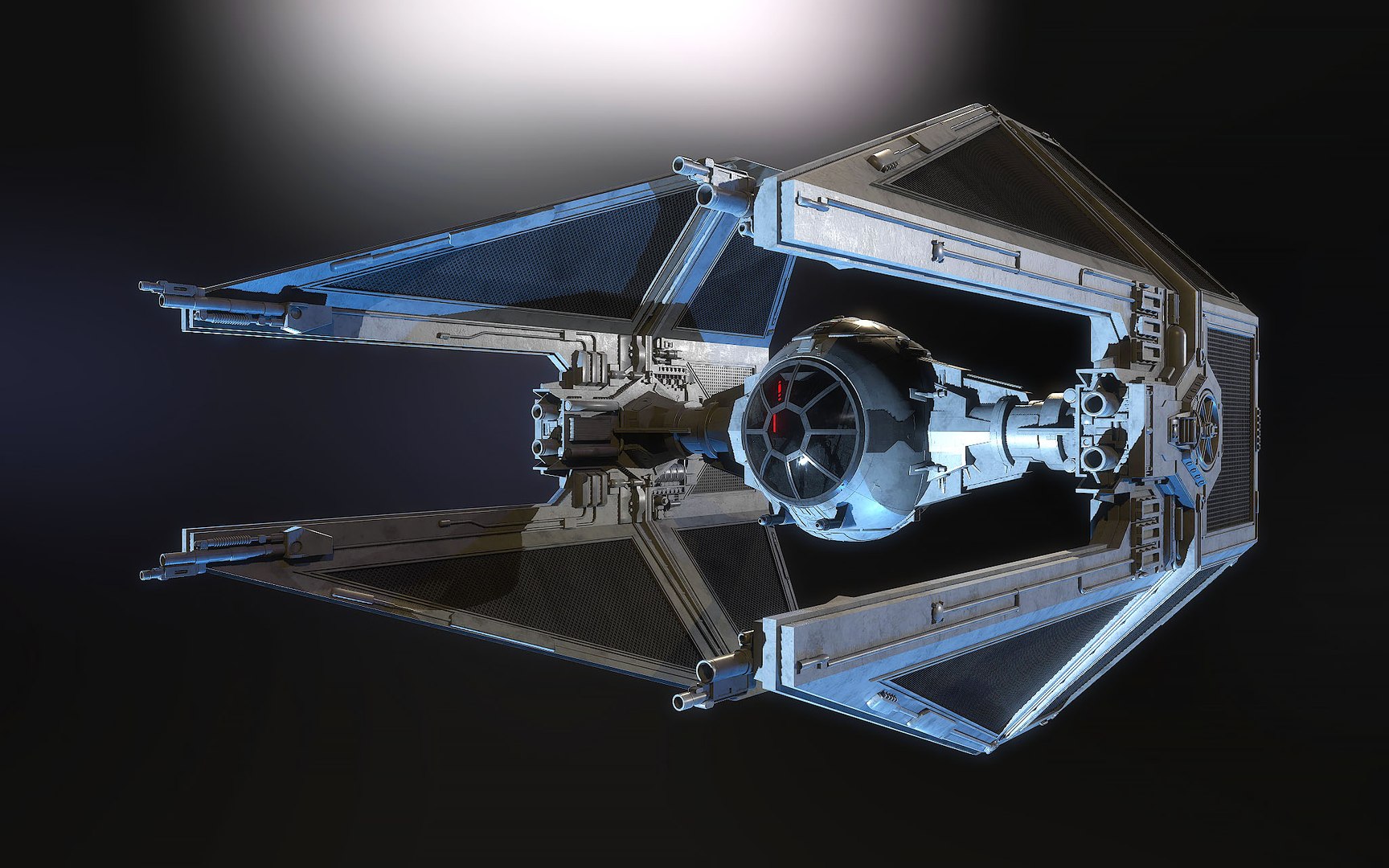 3D TIE Interceptor Star Wars - TurboSquid 2314917