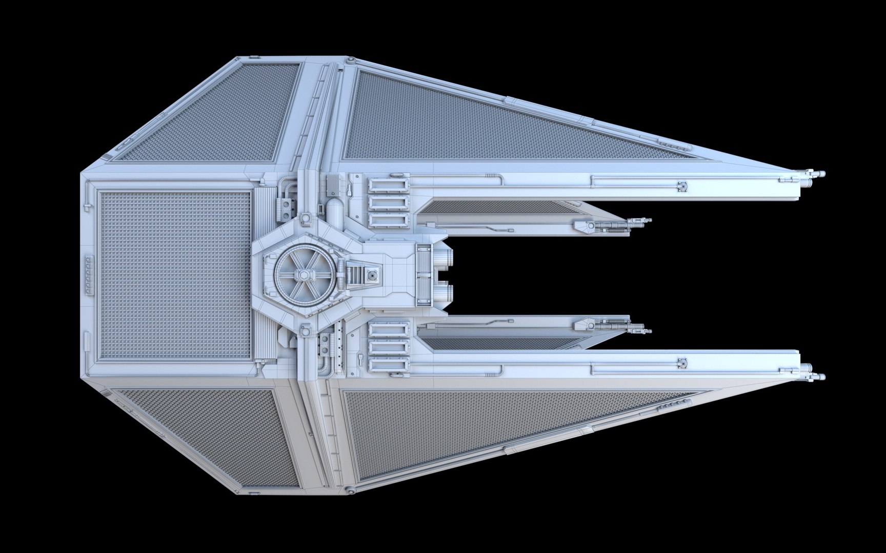 3D TIE Interceptor Star Wars - TurboSquid 2314917