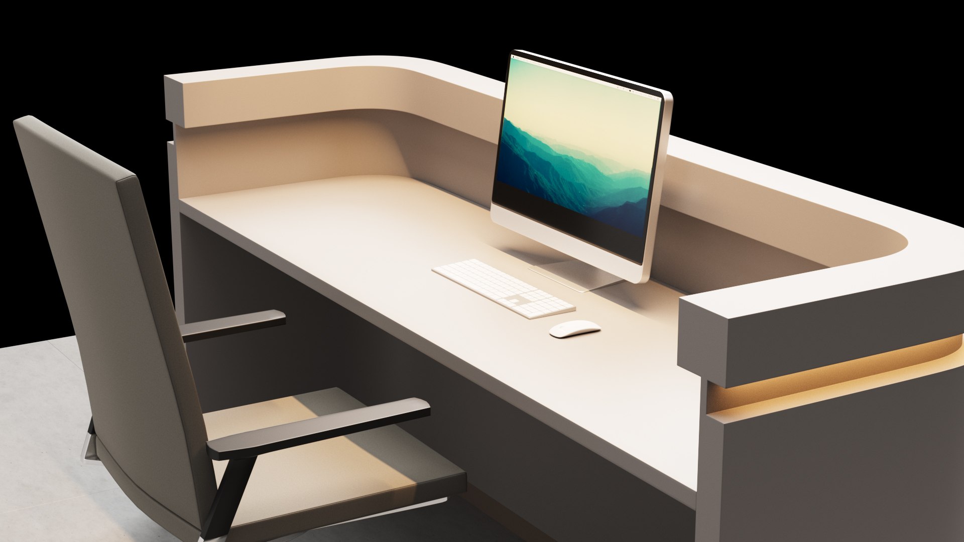 Reception 001 3D Model - TurboSquid 2345682