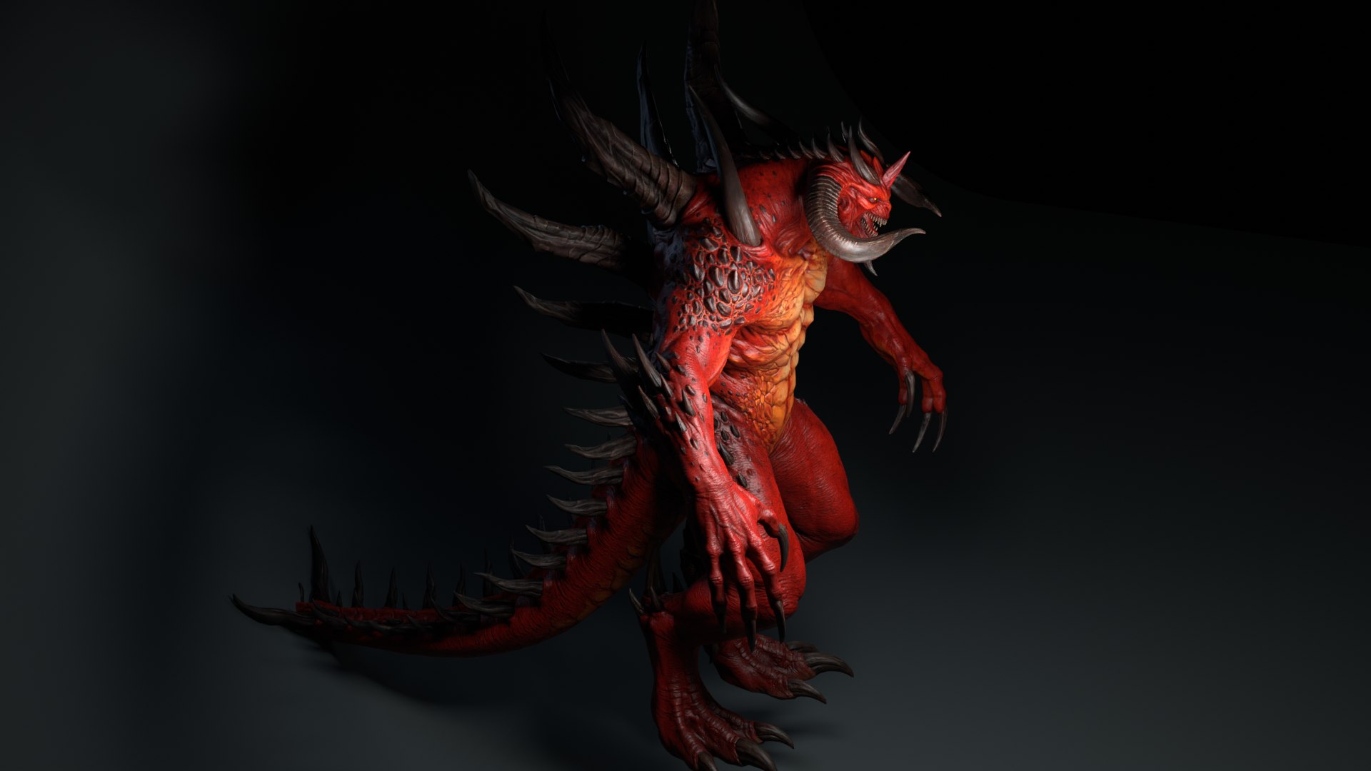 Red Horn 3D Model - TurboSquid 1910838