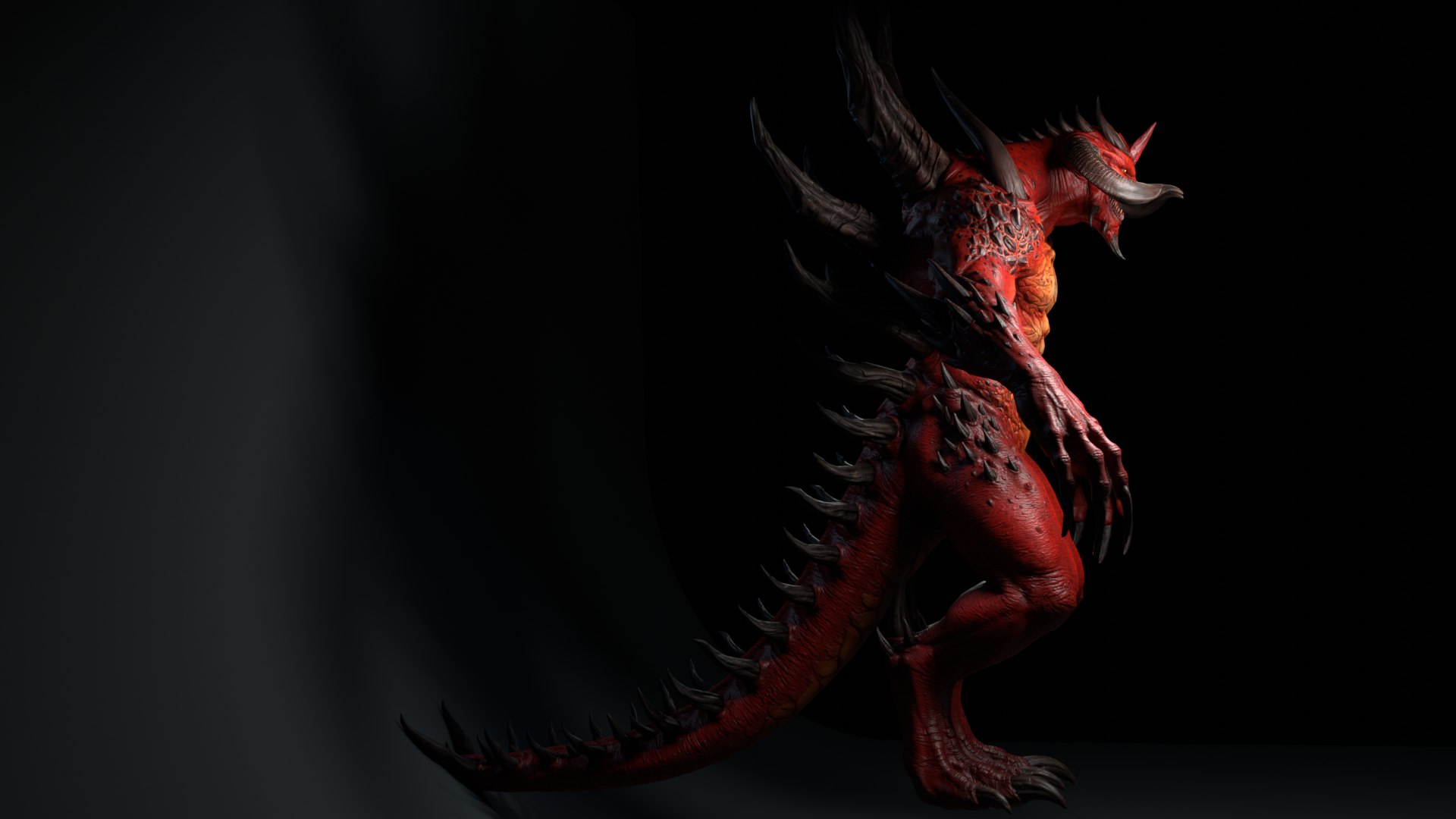 Red Horn 3D Model - TurboSquid 1910838