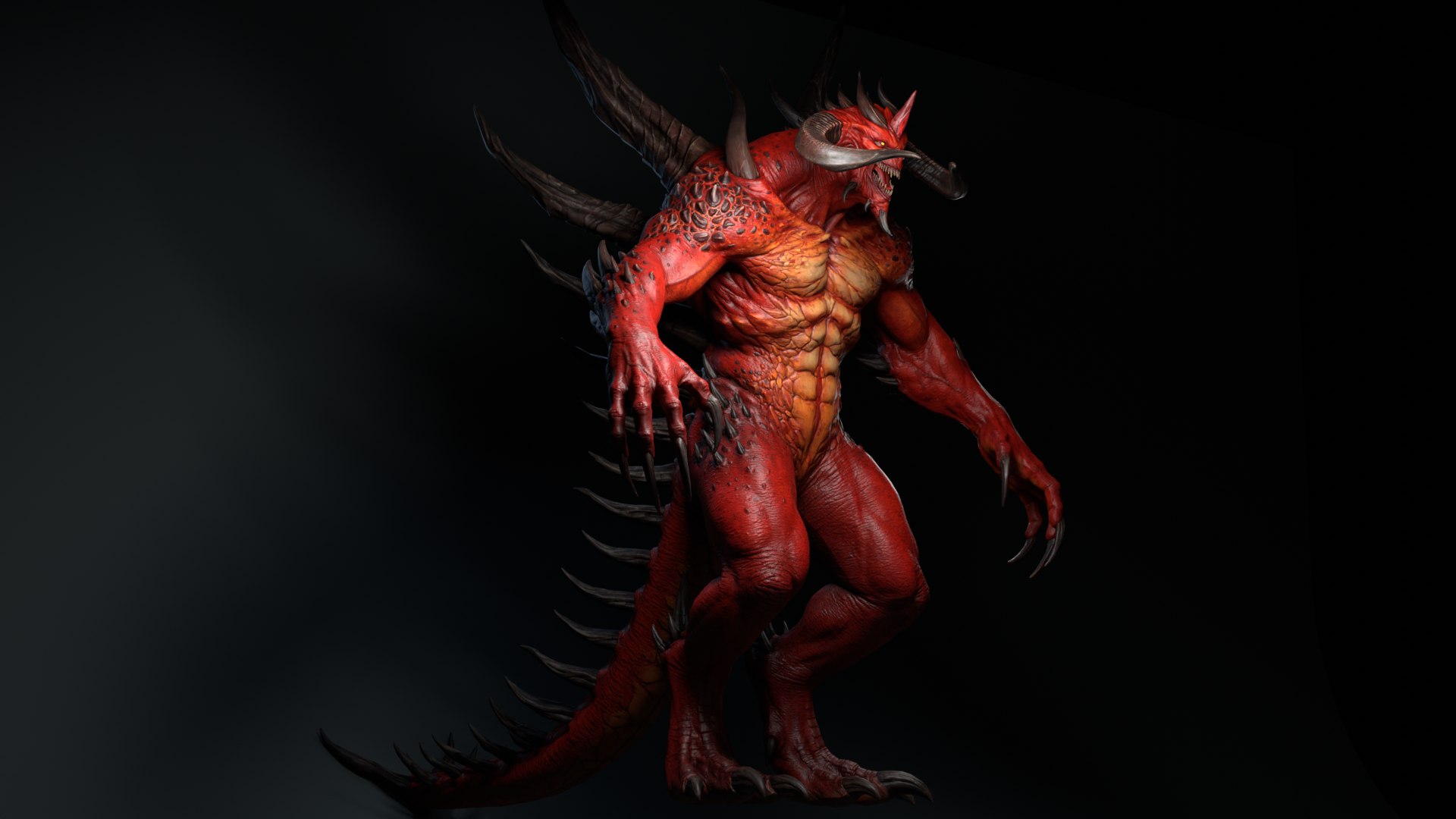 Red Horn 3D Model - TurboSquid 1910838