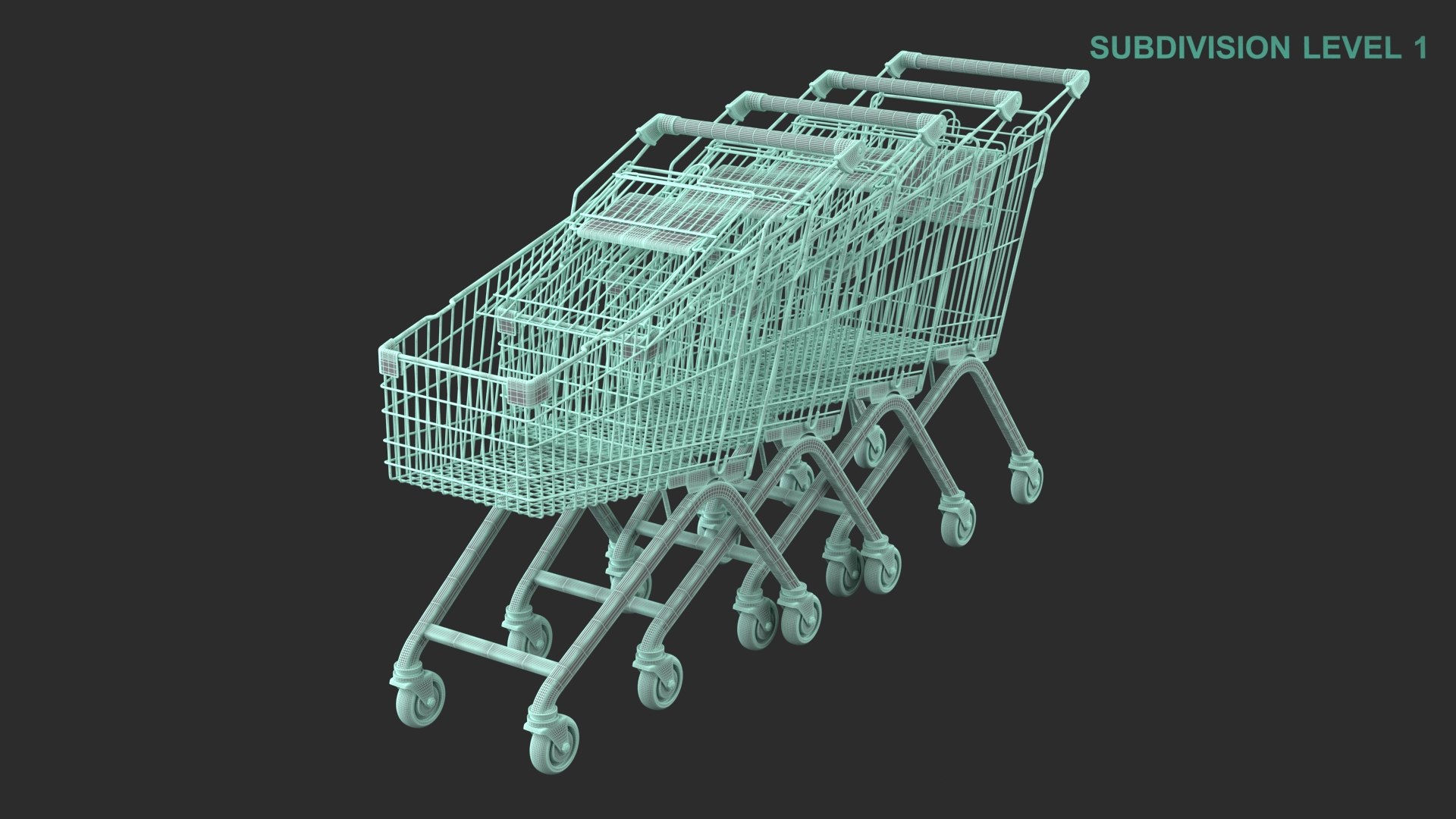 Shopping Carts 3D Model - TurboSquid 2003008