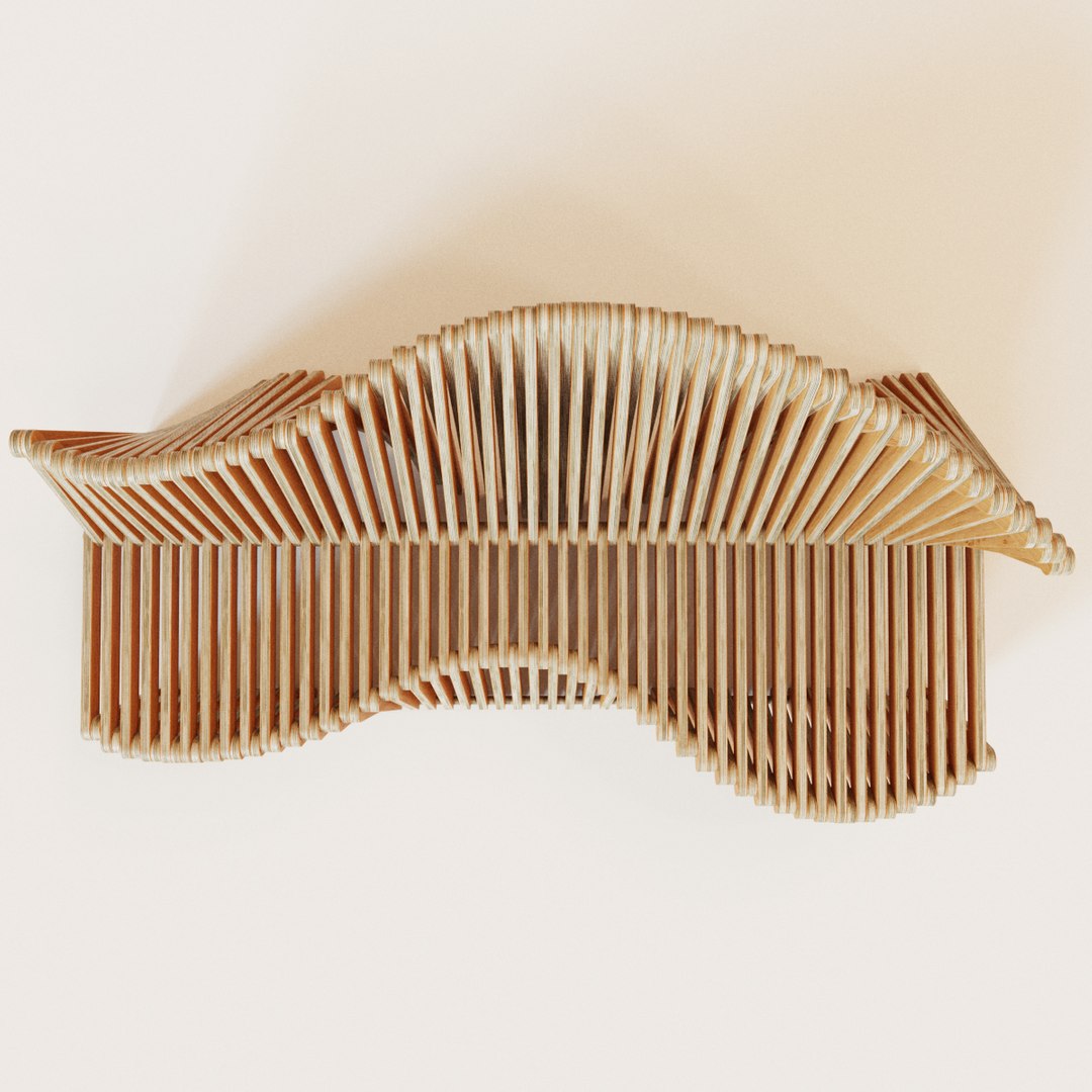 Parametric Bench 3d Model