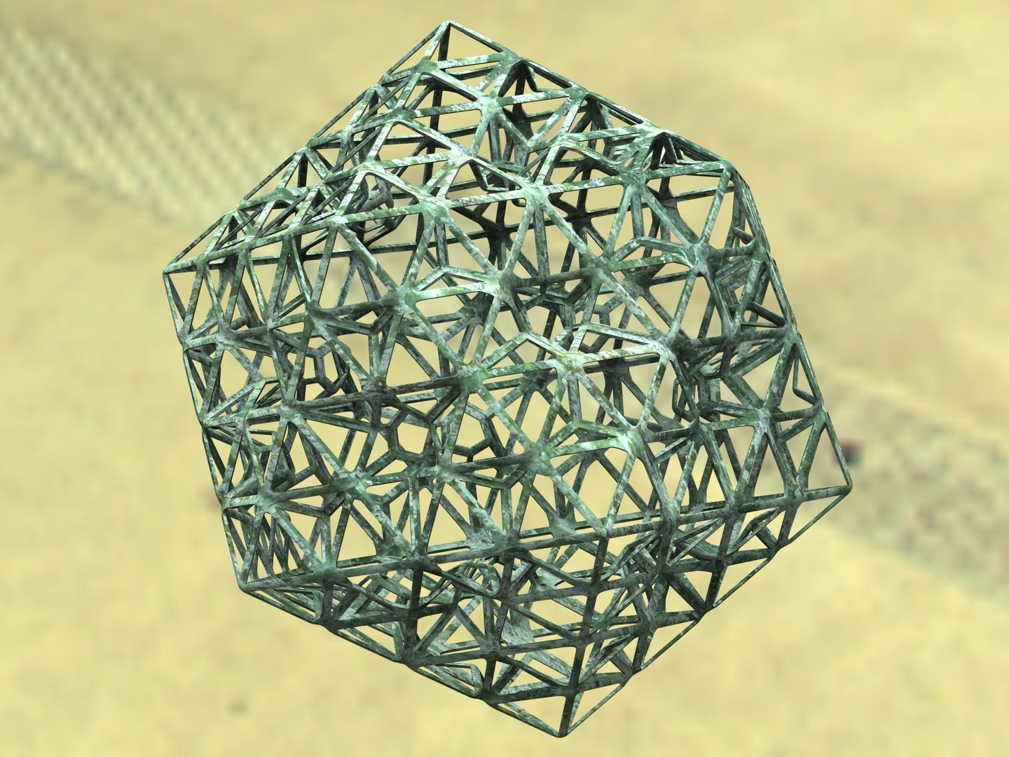 3D Wireframe Shape Icosahedron Flake Model - TurboSquid 2201624