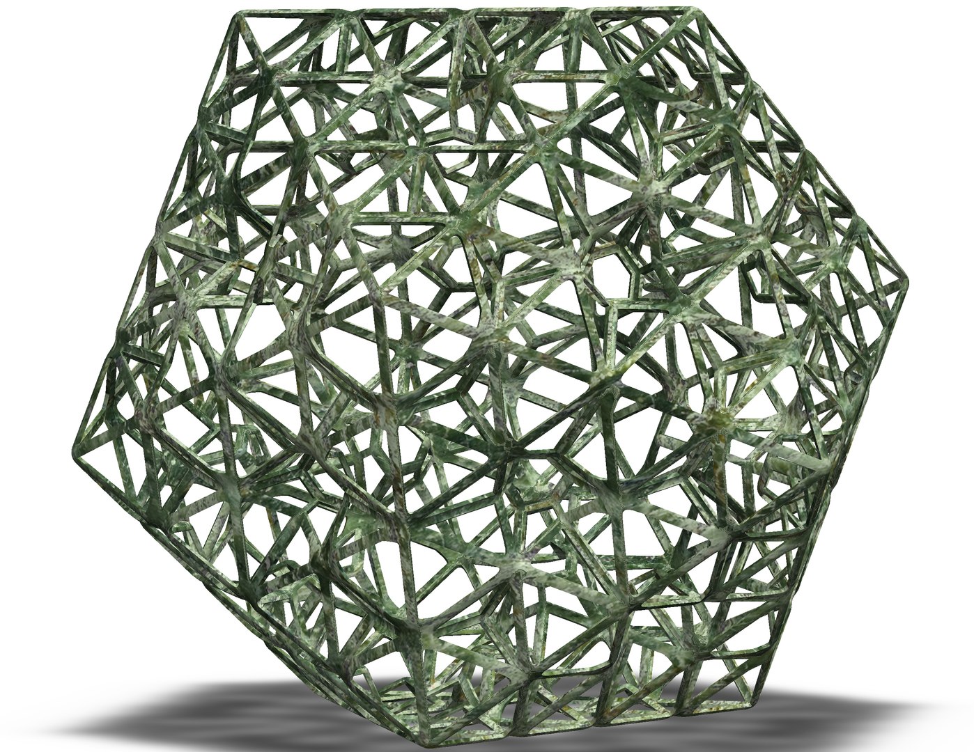 3D Wireframe Shape Icosahedron Flake Model - TurboSquid 2201624