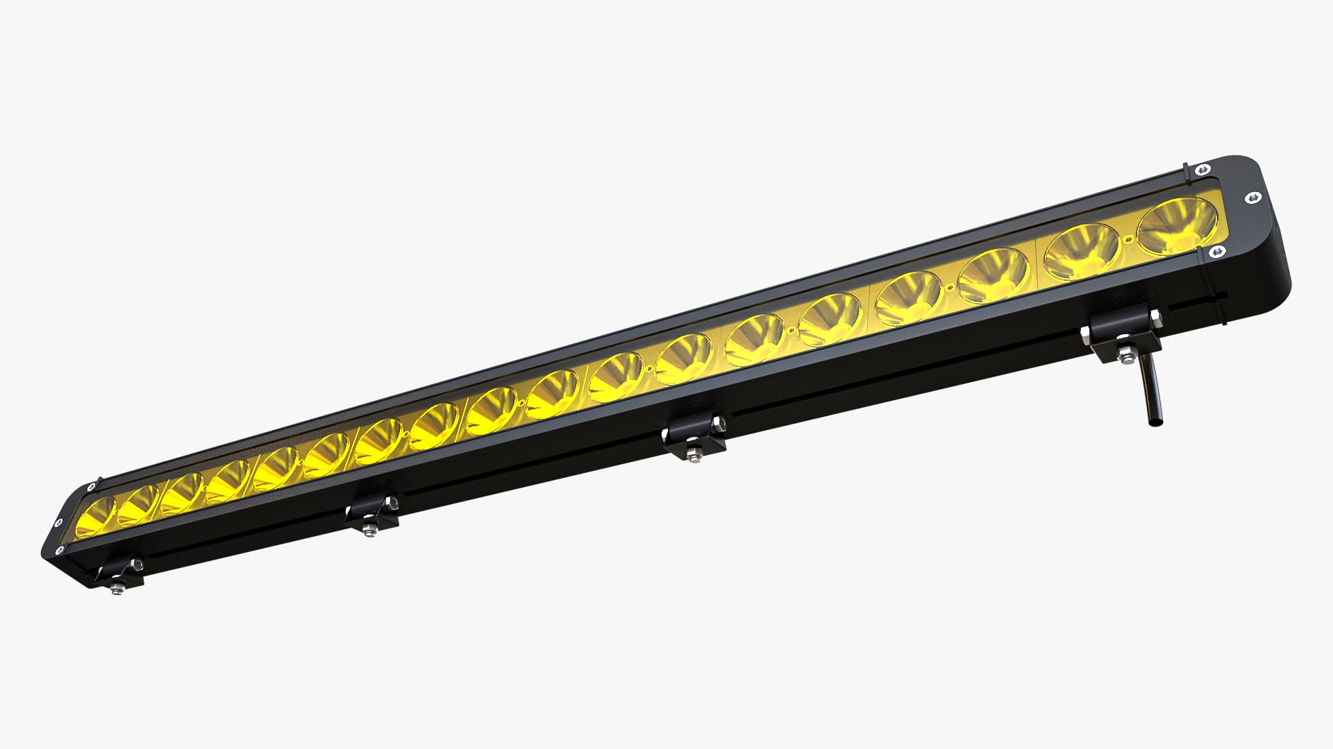 3D Amber LED Light Bars Collection - TurboSquid 2140537