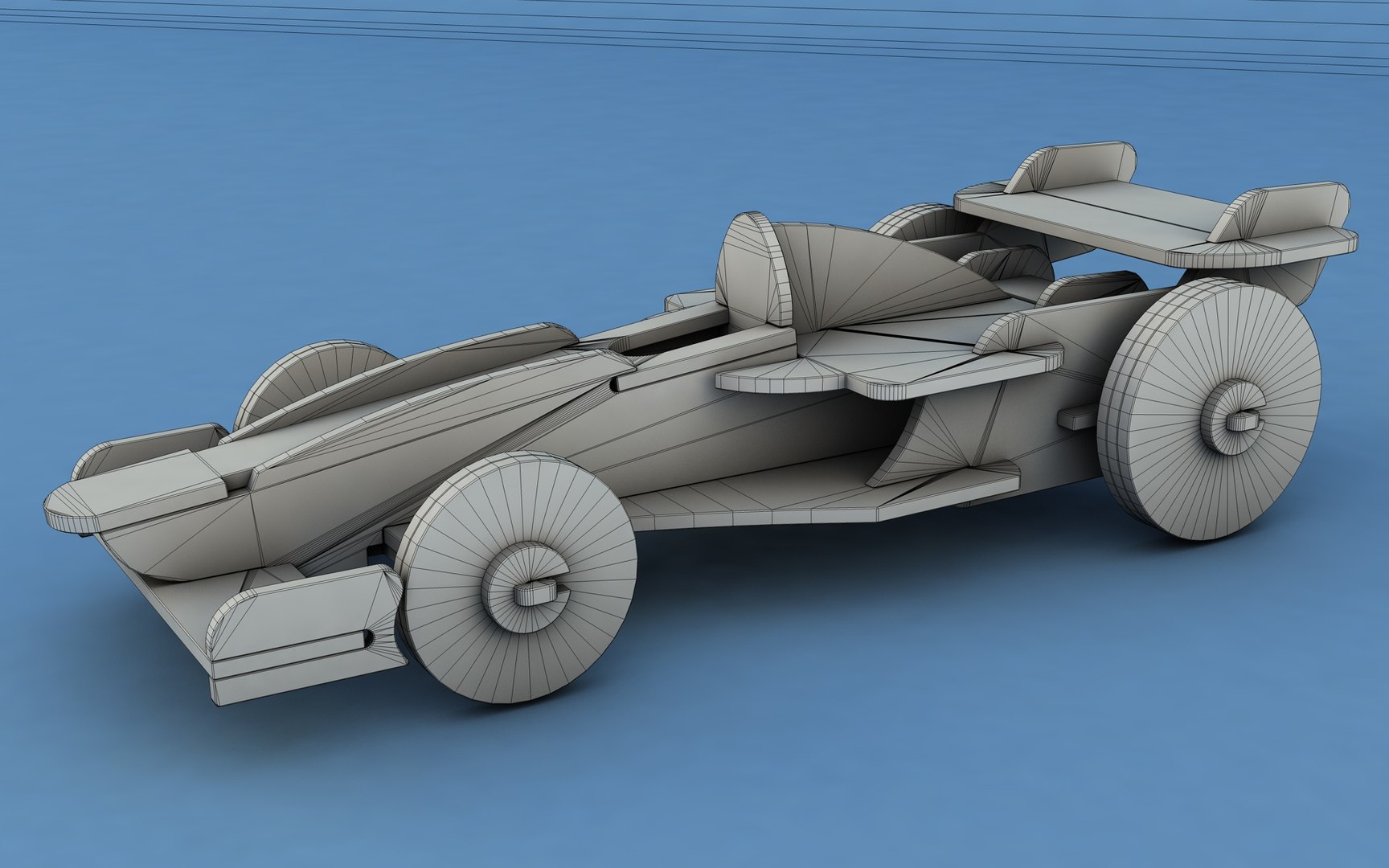 3D Wooden Race Car - TurboSquid 1242363