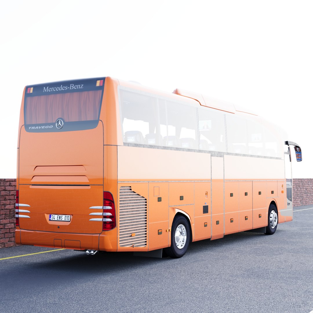 3D Mercedes - Benz Travego 15 SHD - TurboSquid 2085728