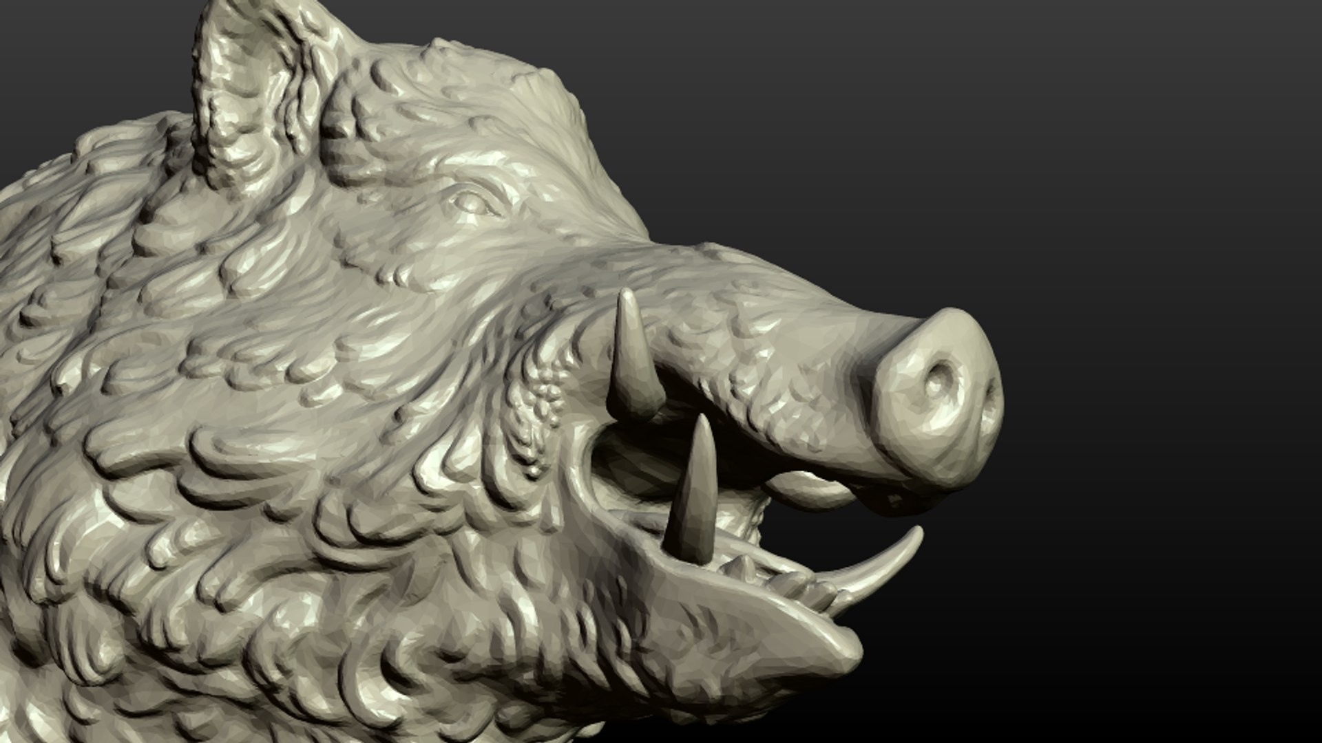 3D figure boar - TurboSquid 1184153