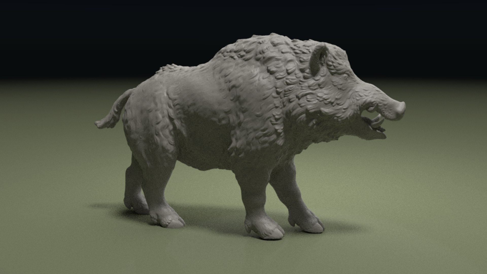 3D figure boar - TurboSquid 1184153