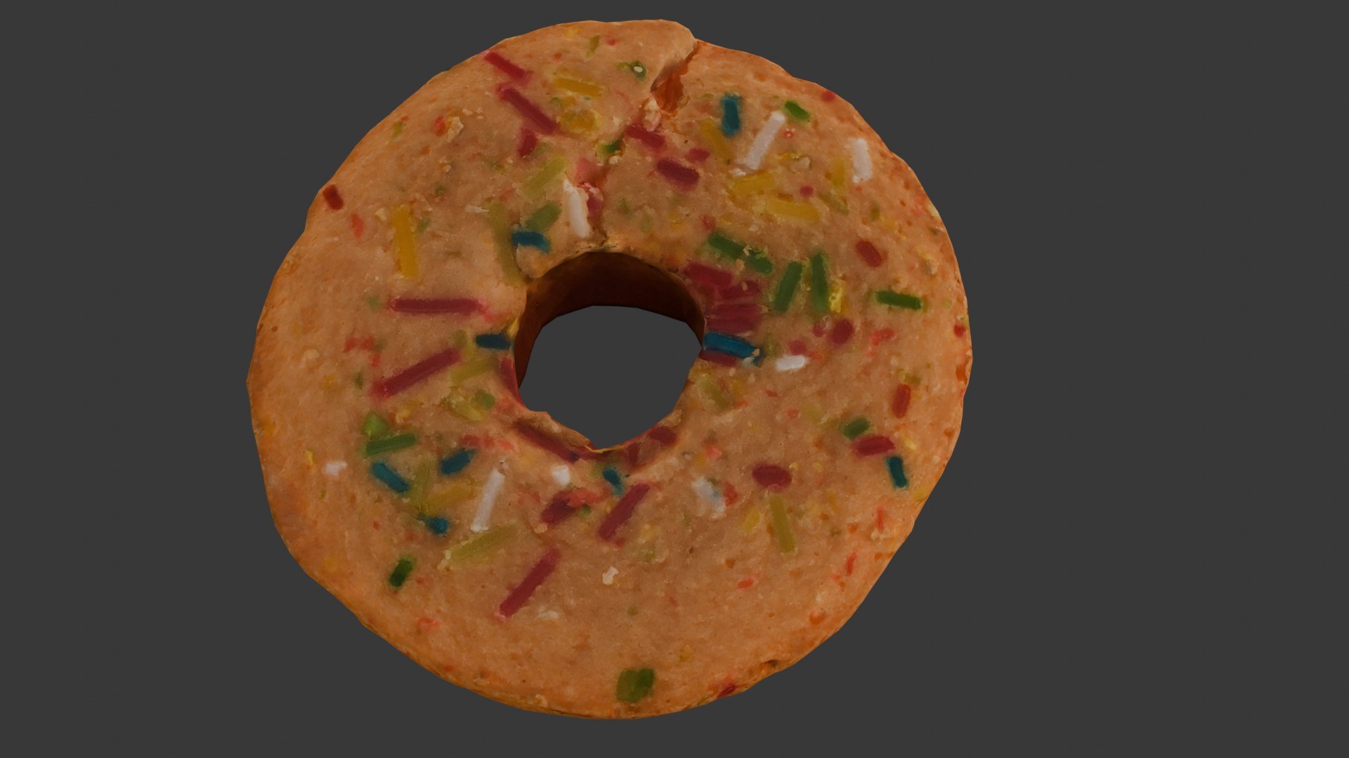 3D Sprinkle Donut Scan Model - TurboSquid 2408801