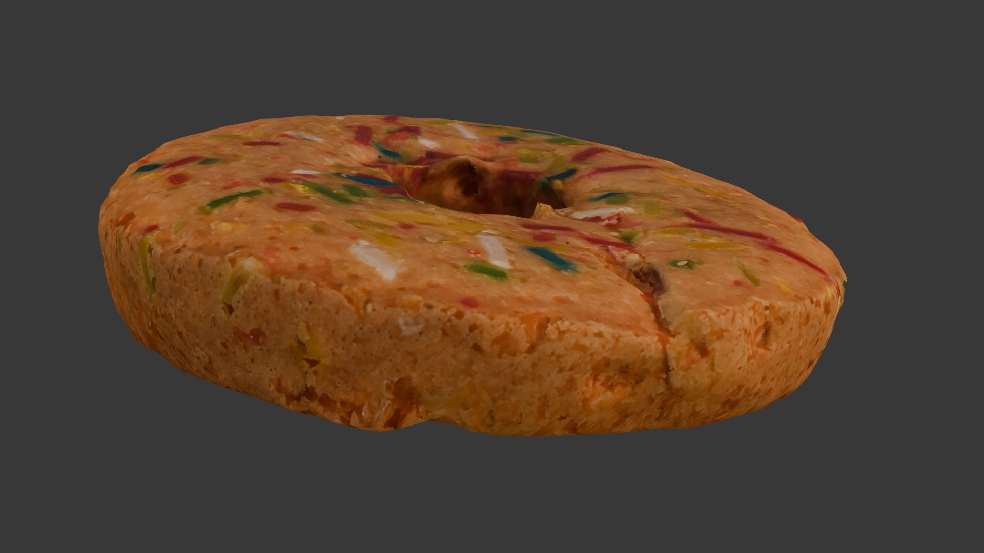 3D Sprinkle Donut Scan Model - TurboSquid 2408801