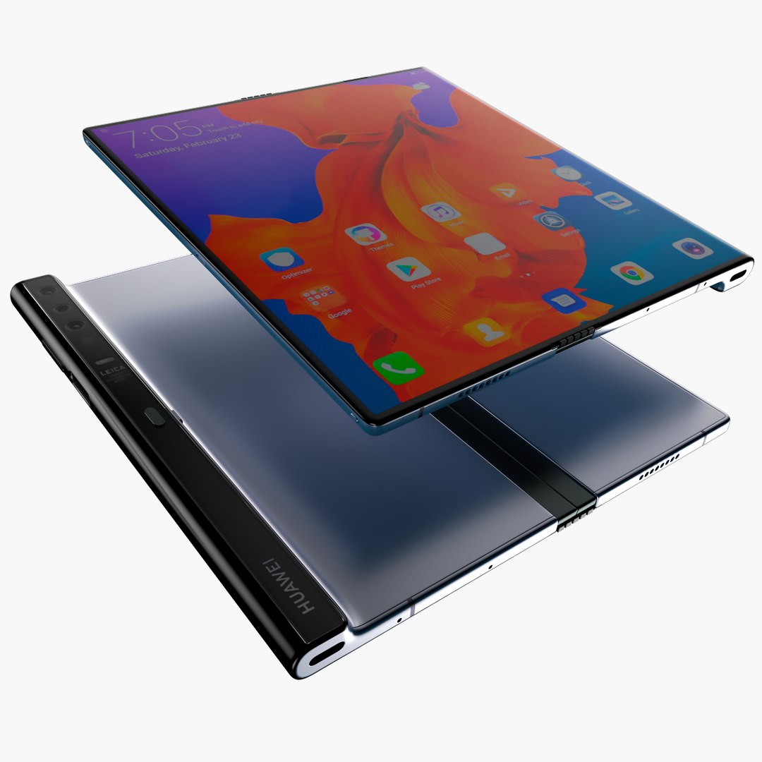 Huawei Mate X 3D Model - TurboSquid 1386428