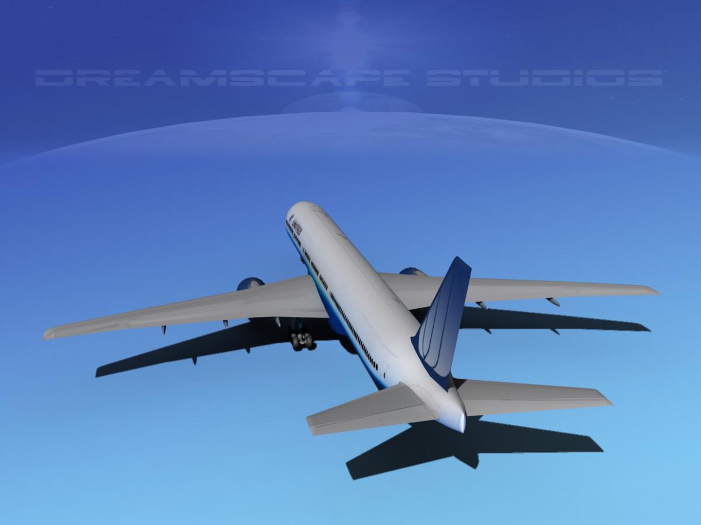 Boeing 777-300 3d Max