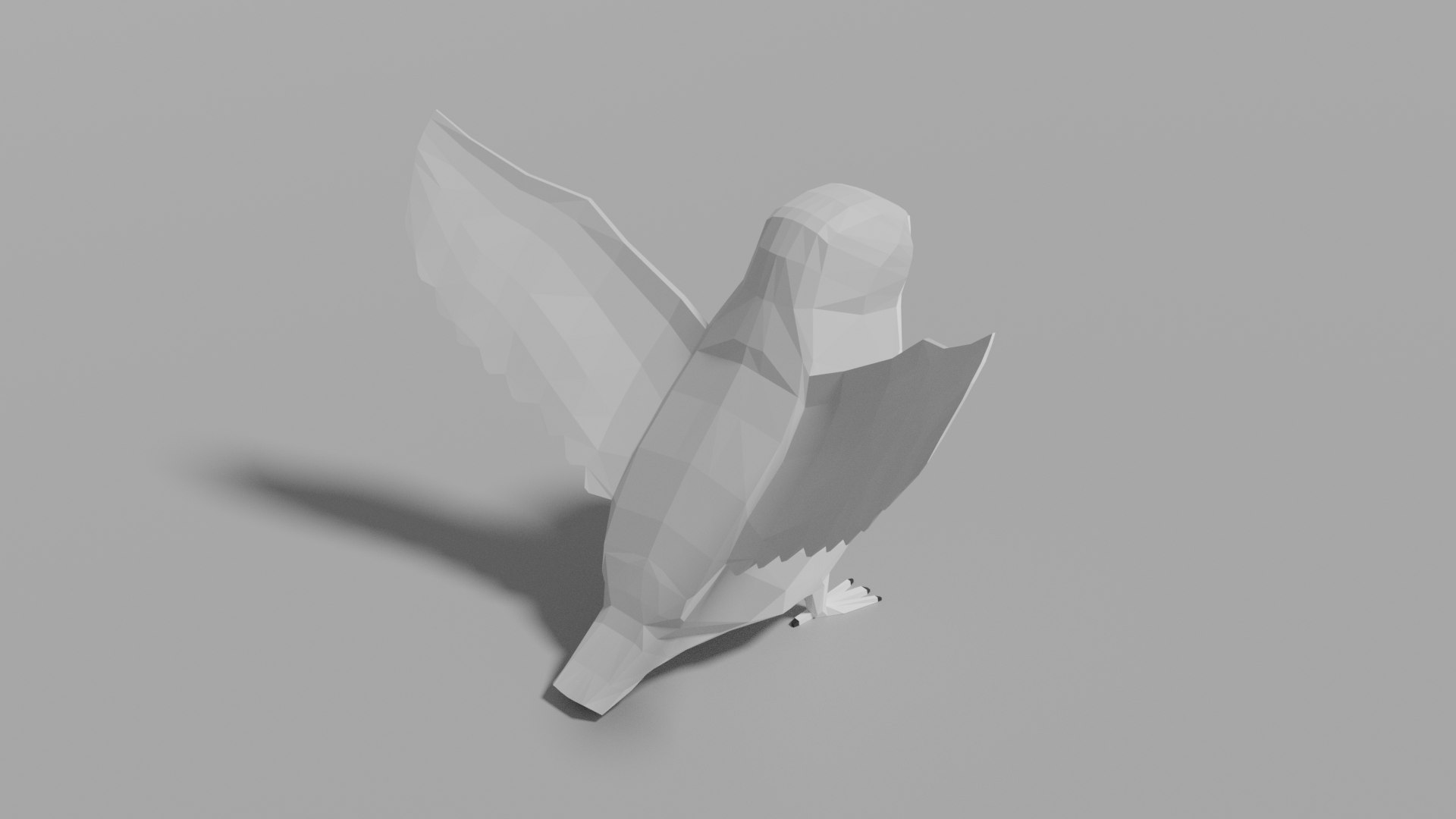 3D Snowy Owl - TurboSquid 1634854
