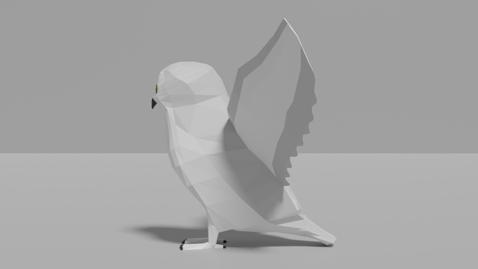 3D Snowy Owl - TurboSquid 1634854