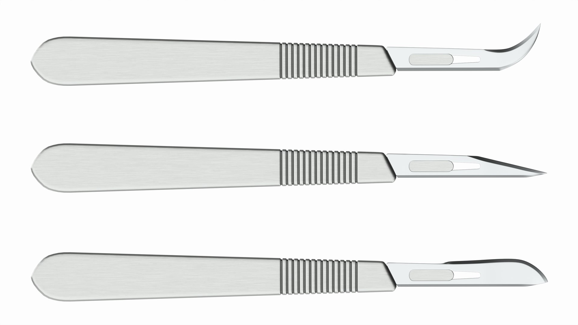 3D Model Scalpel Handle And Blade - TurboSquid 2224942