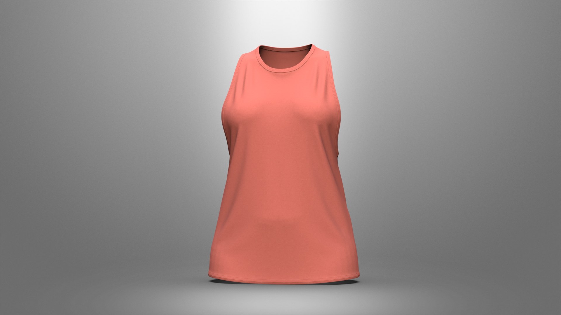 Female Sport Top Women Workout Tank Top Model - TurboSquid 2025571