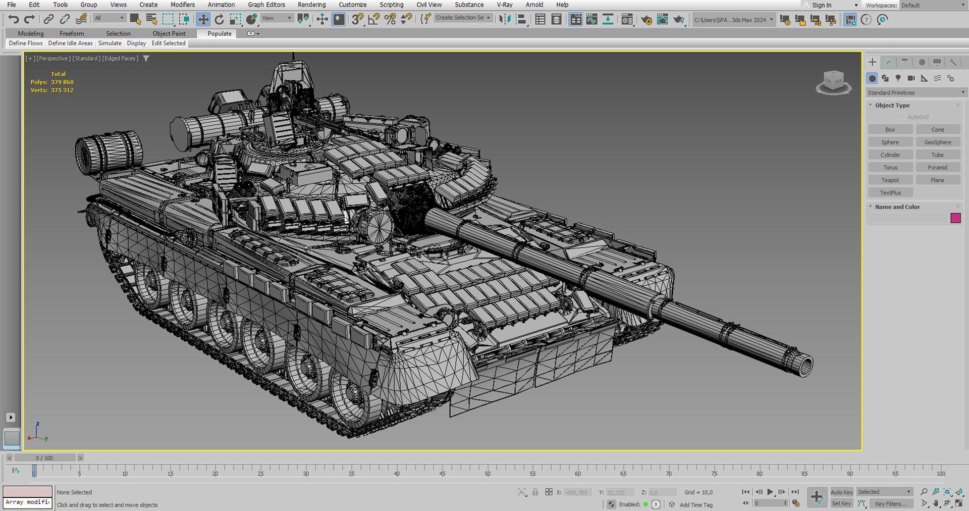 3D T-80BV Main Battle Tank - TurboSquid 2268528