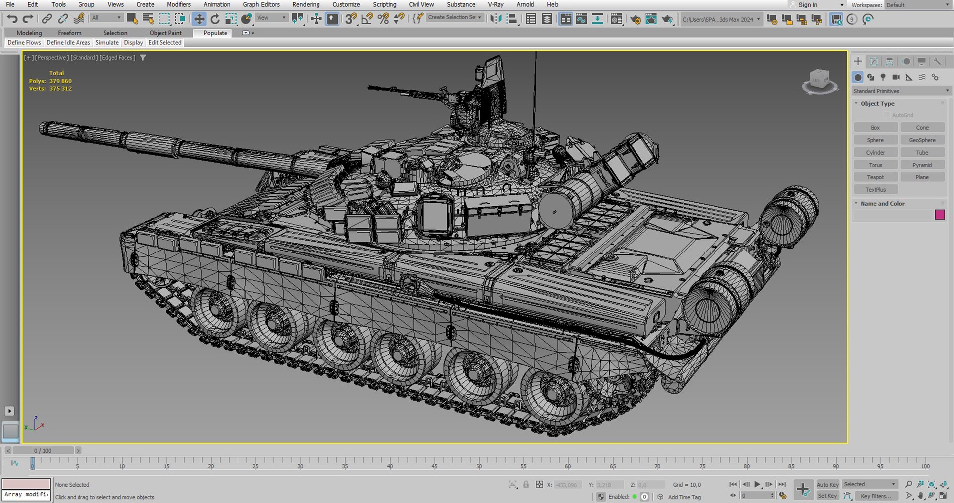 3D T-80BV Main Battle Tank - TurboSquid 2268528