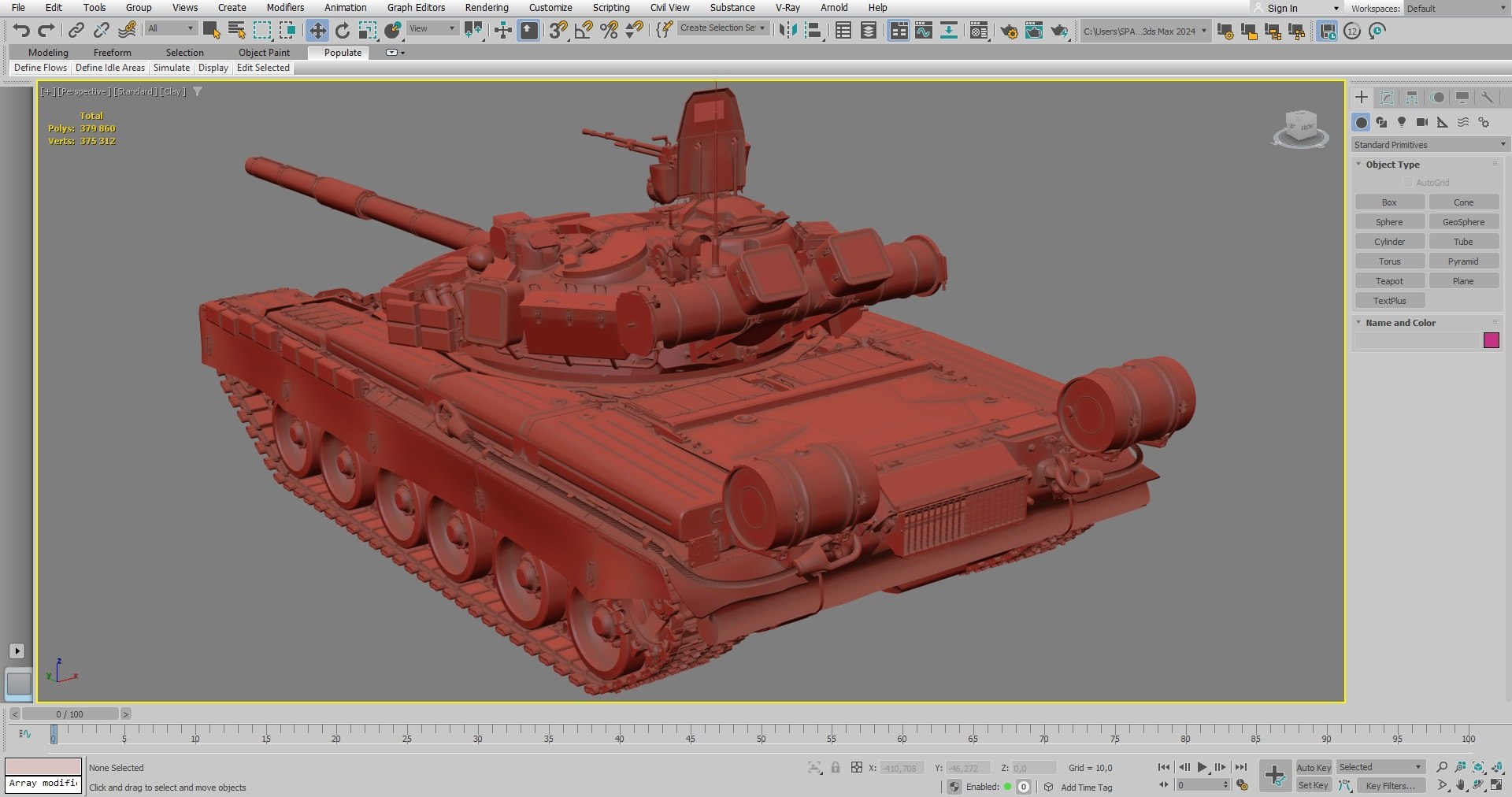 3D T-80BV Main Battle Tank - TurboSquid 2268528