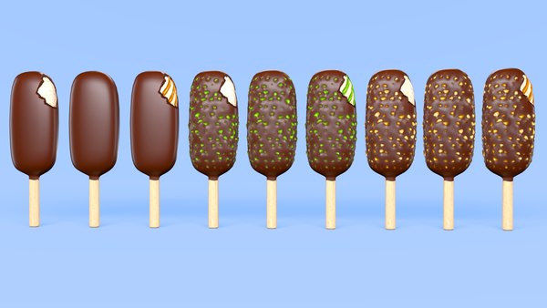 Popsicles 3D model - TurboSquid 1721290