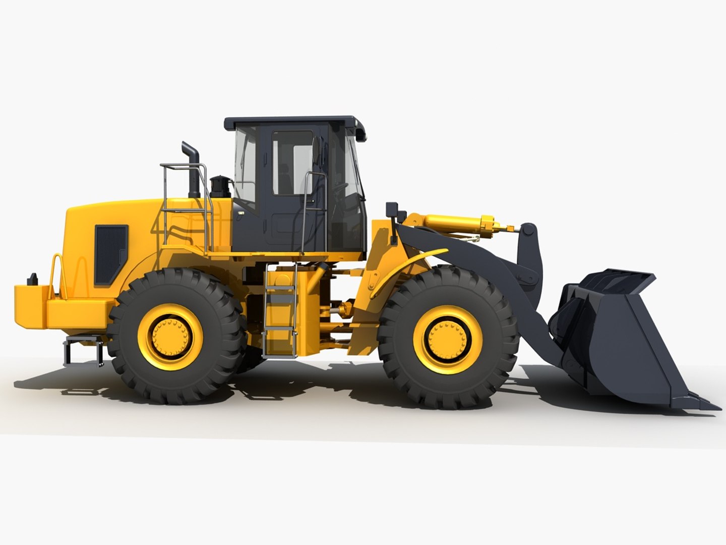 Wheel loader load model - TurboSquid 1236112