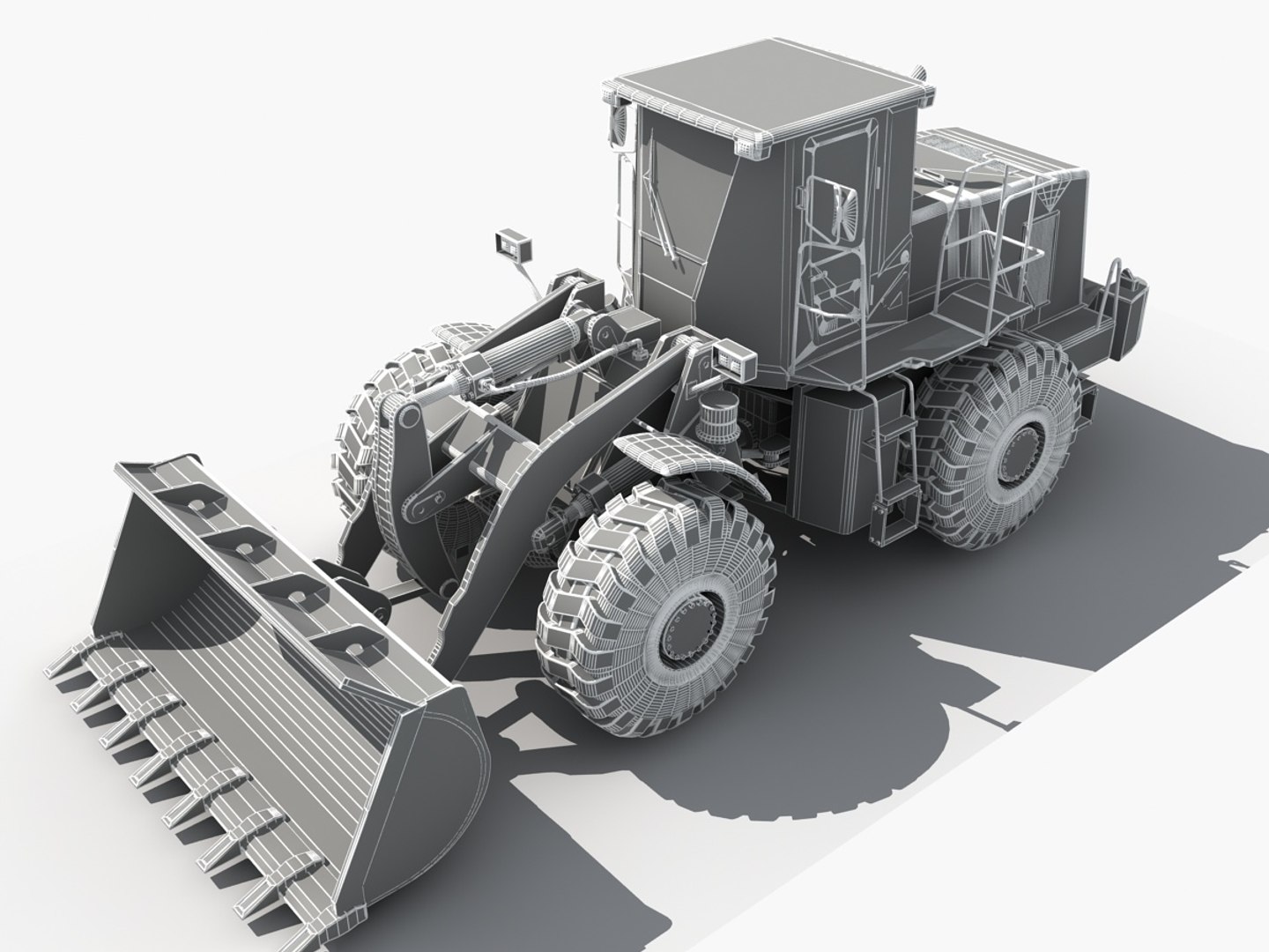 Wheel loader load model - TurboSquid 1236112