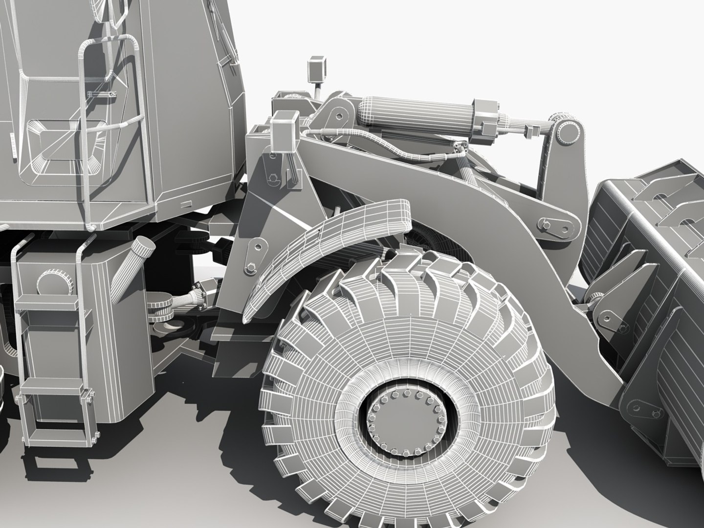 Wheel loader load model - TurboSquid 1236112