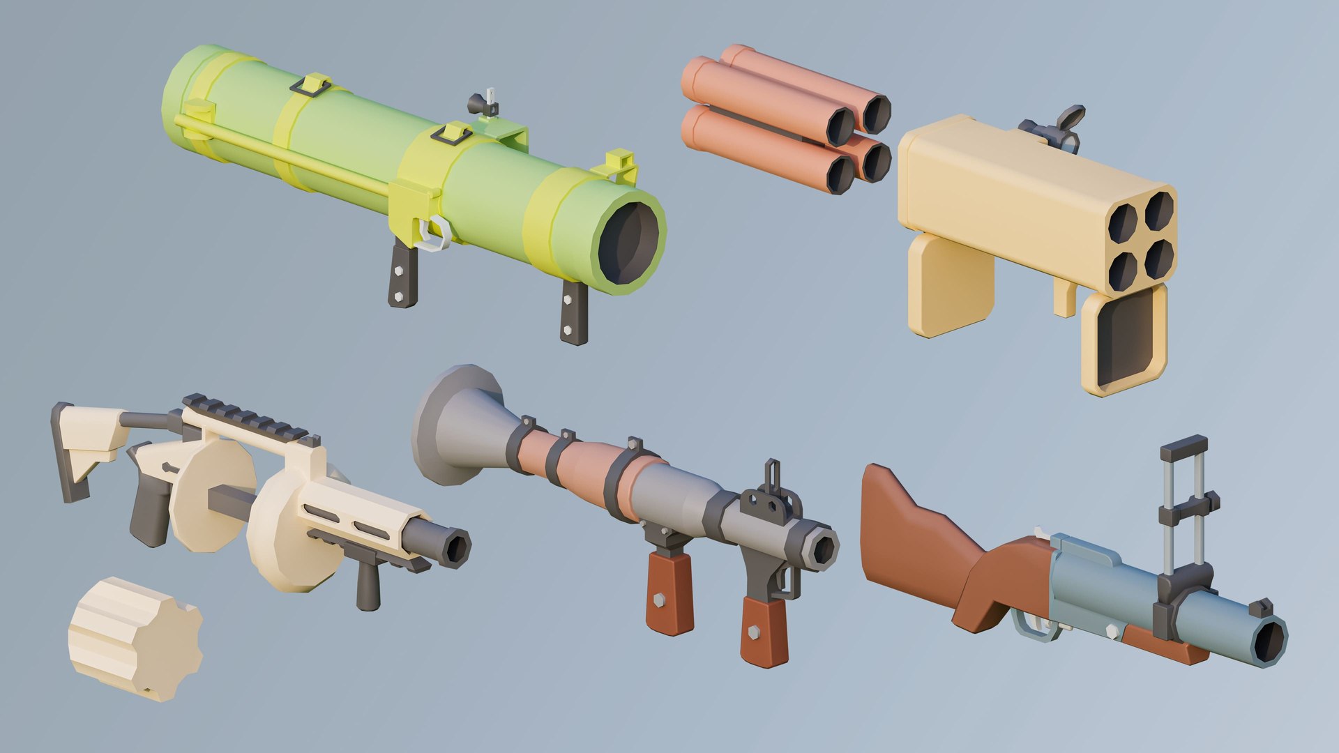 3D Weapons 2 - TurboSquid 2089389