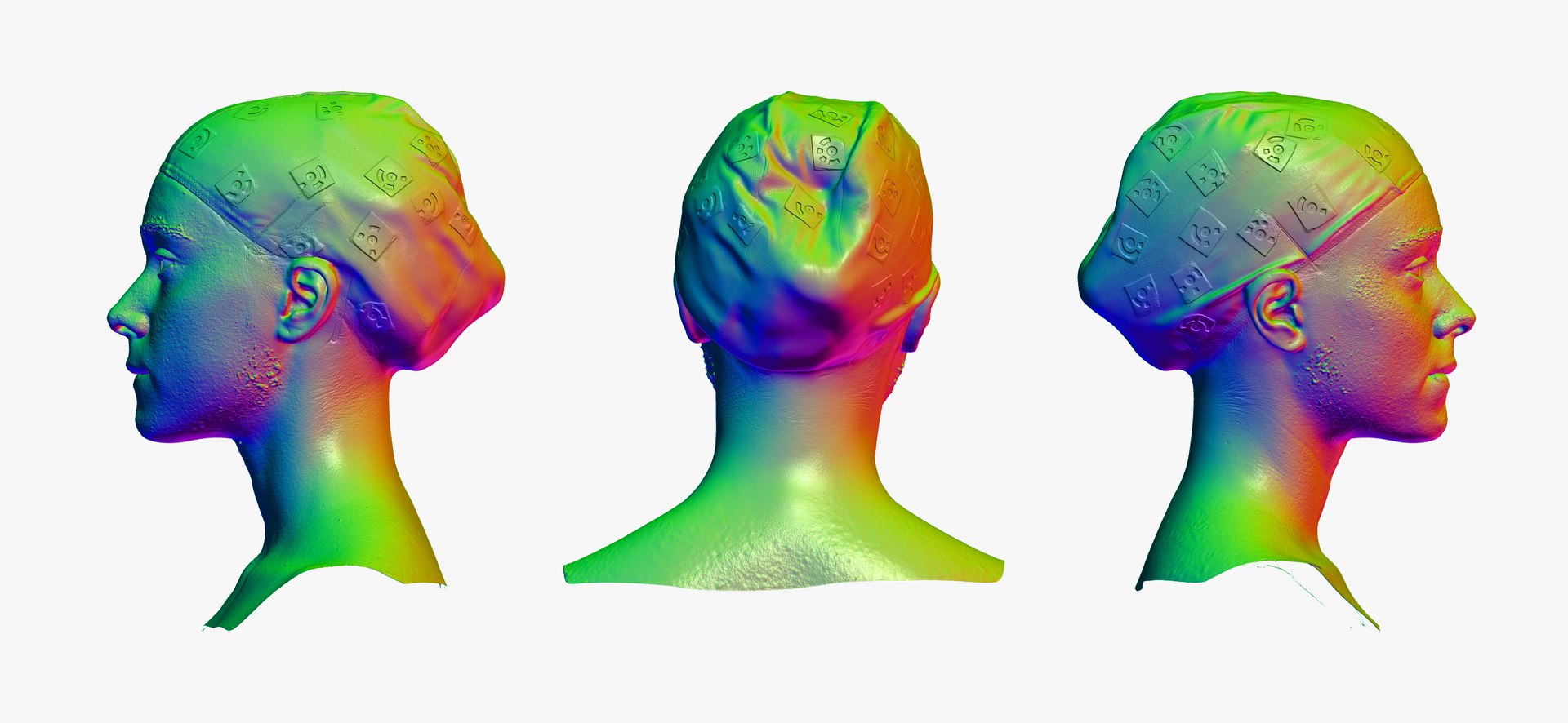3D head human scan - TurboSquid 1683092