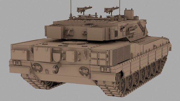 italian c1 ariete tank 3d 3ds