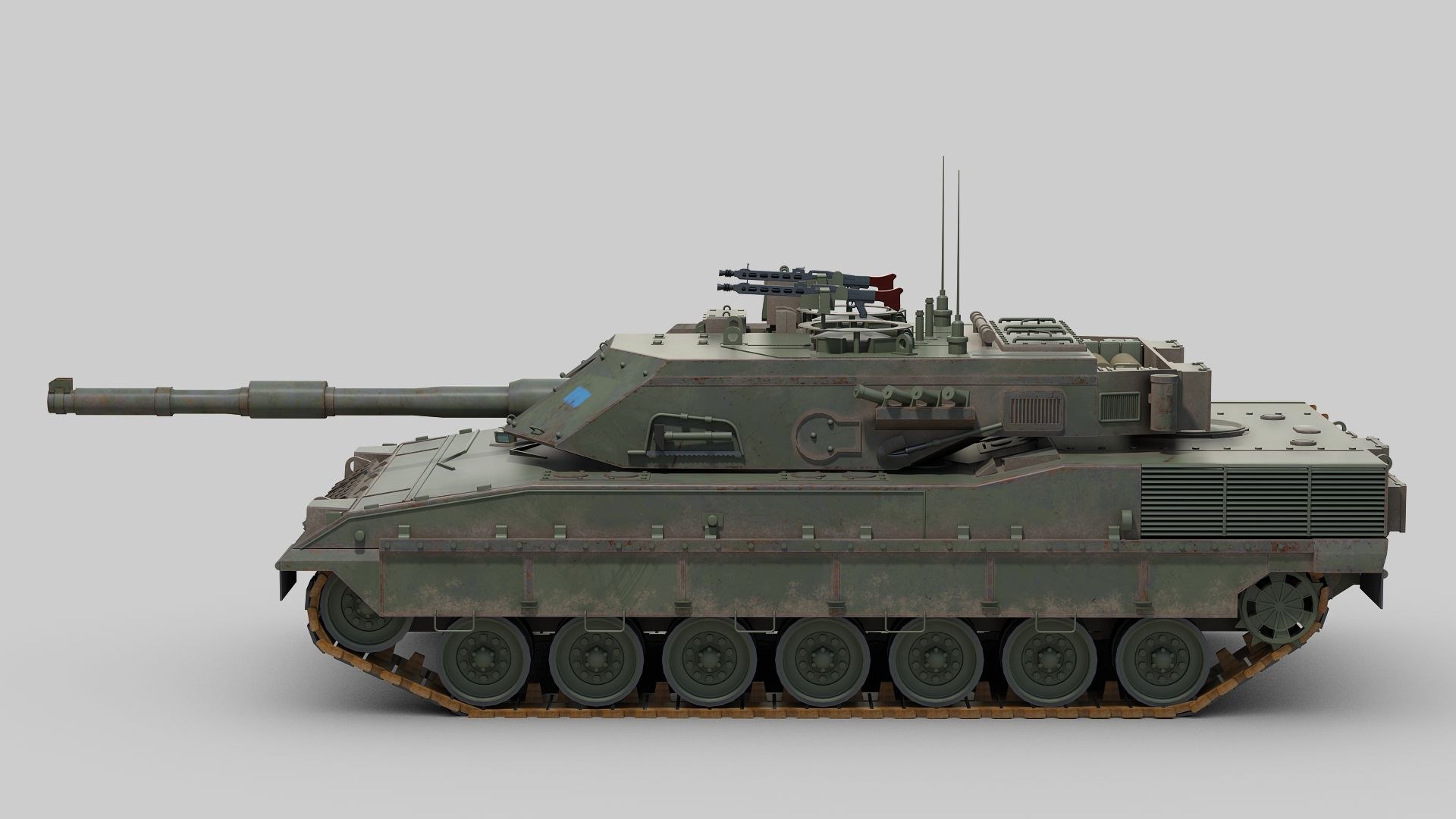 Italian C1 Ariete Tank 3d 3ds