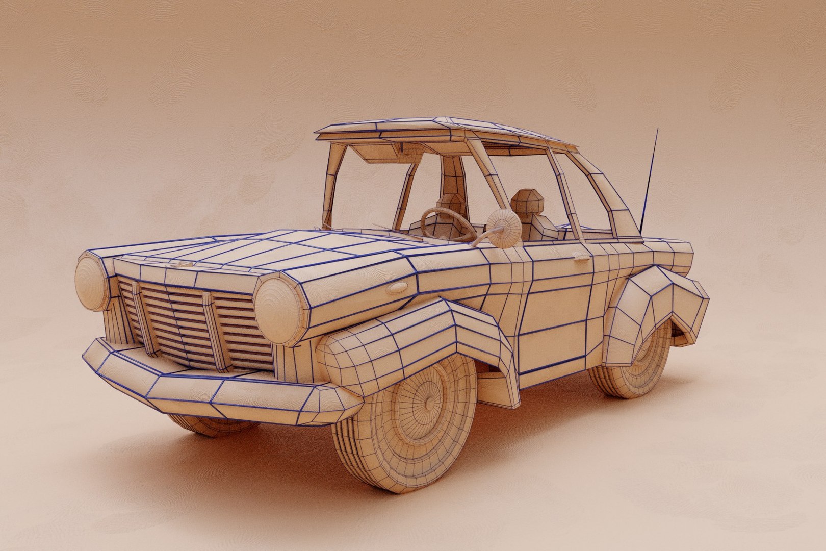 3D Stylized Car Model - TurboSquid 1337239