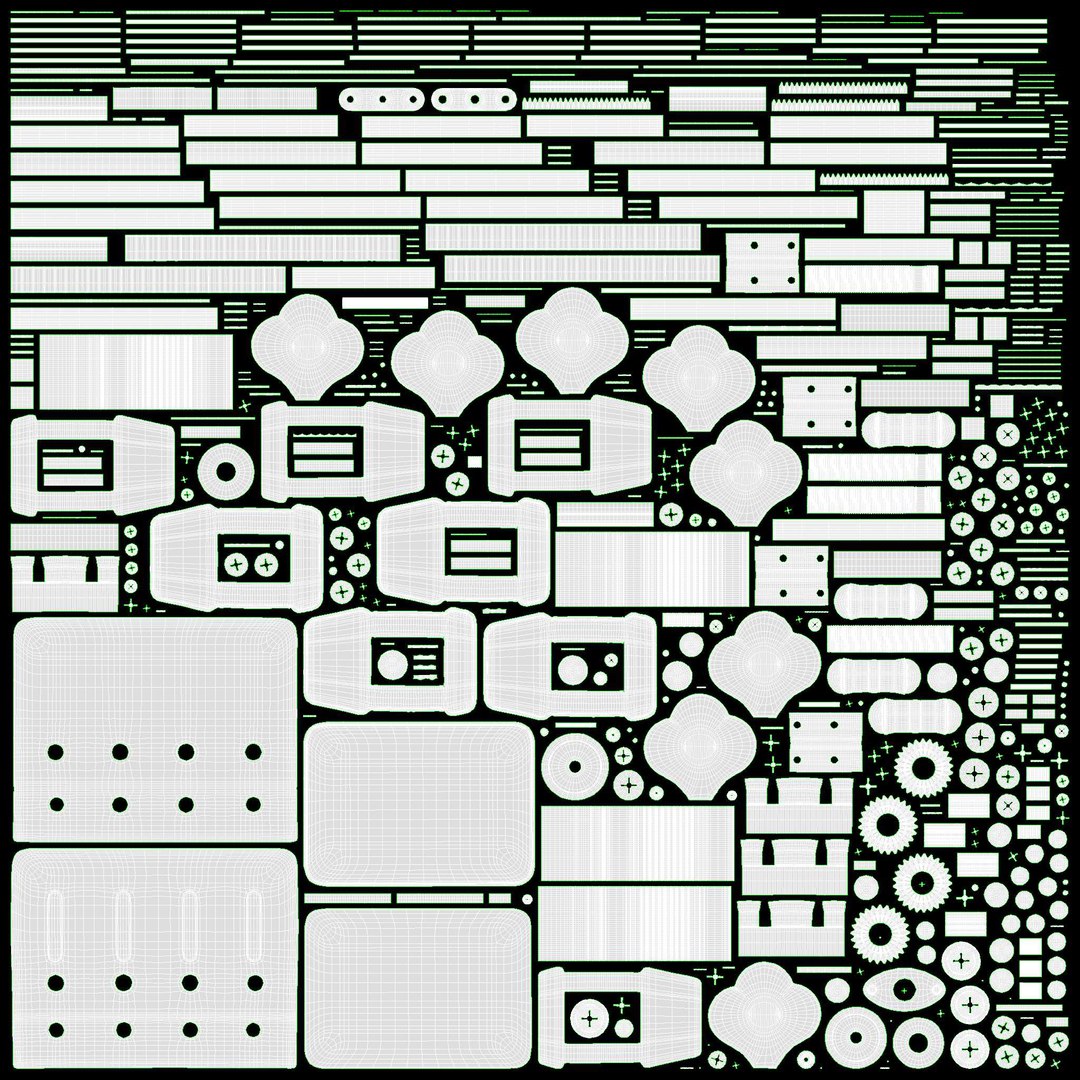Electric 4-string bass guitar 02 black 3D - TurboSquid 1780019