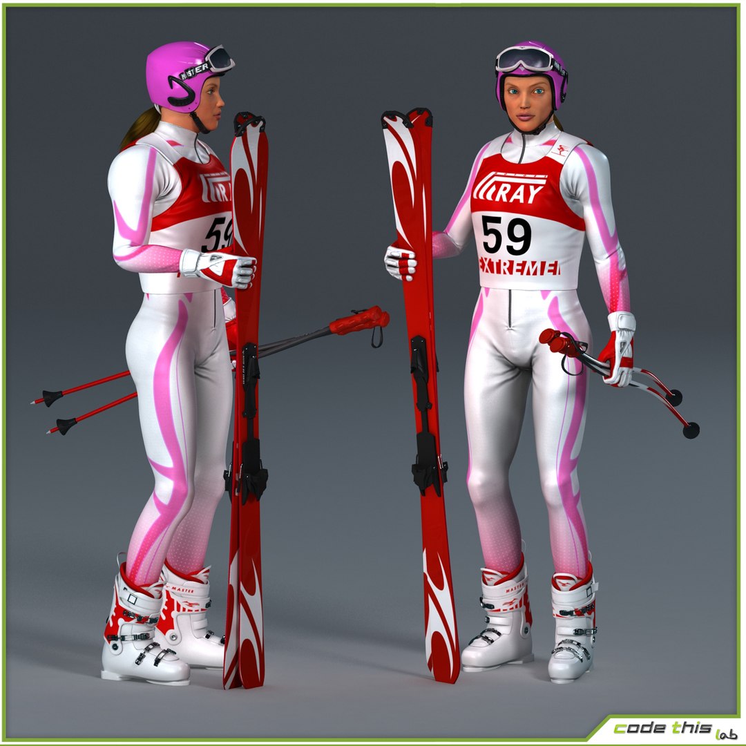 3d Model Ski