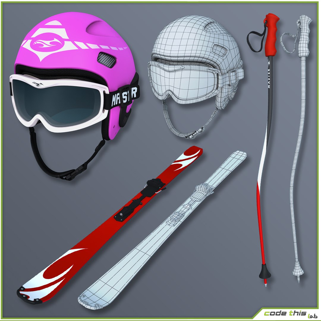 3d Model Ski