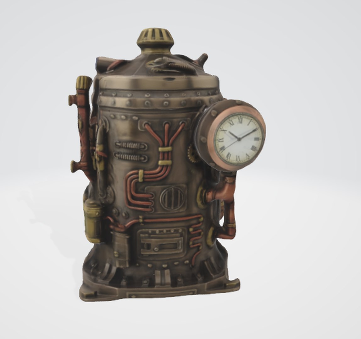 Mechanical Steampunk Time Machine 3D Model - TurboSquid 2284929