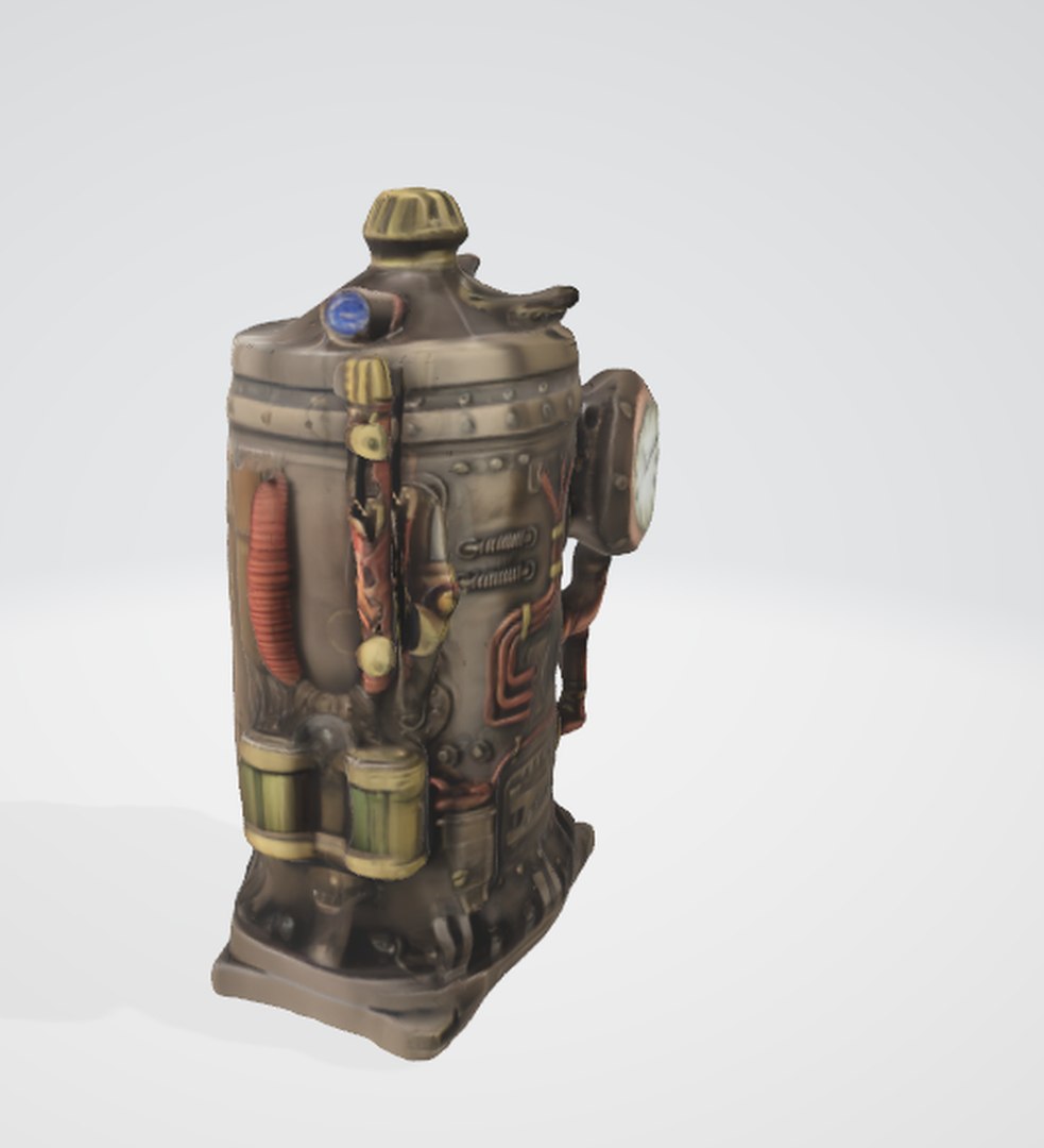 Mechanical Steampunk Time Machine 3D Model - TurboSquid 2284929