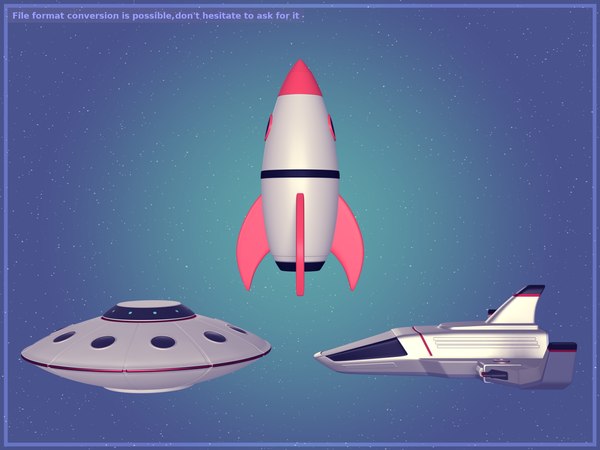 Modelo 3d De Nave Espacial
