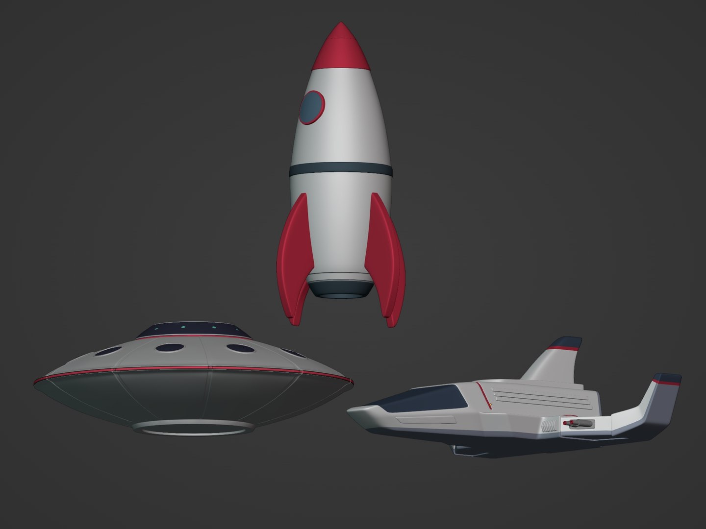 Space Ships Pack 3D Model - TurboSquid 1861172